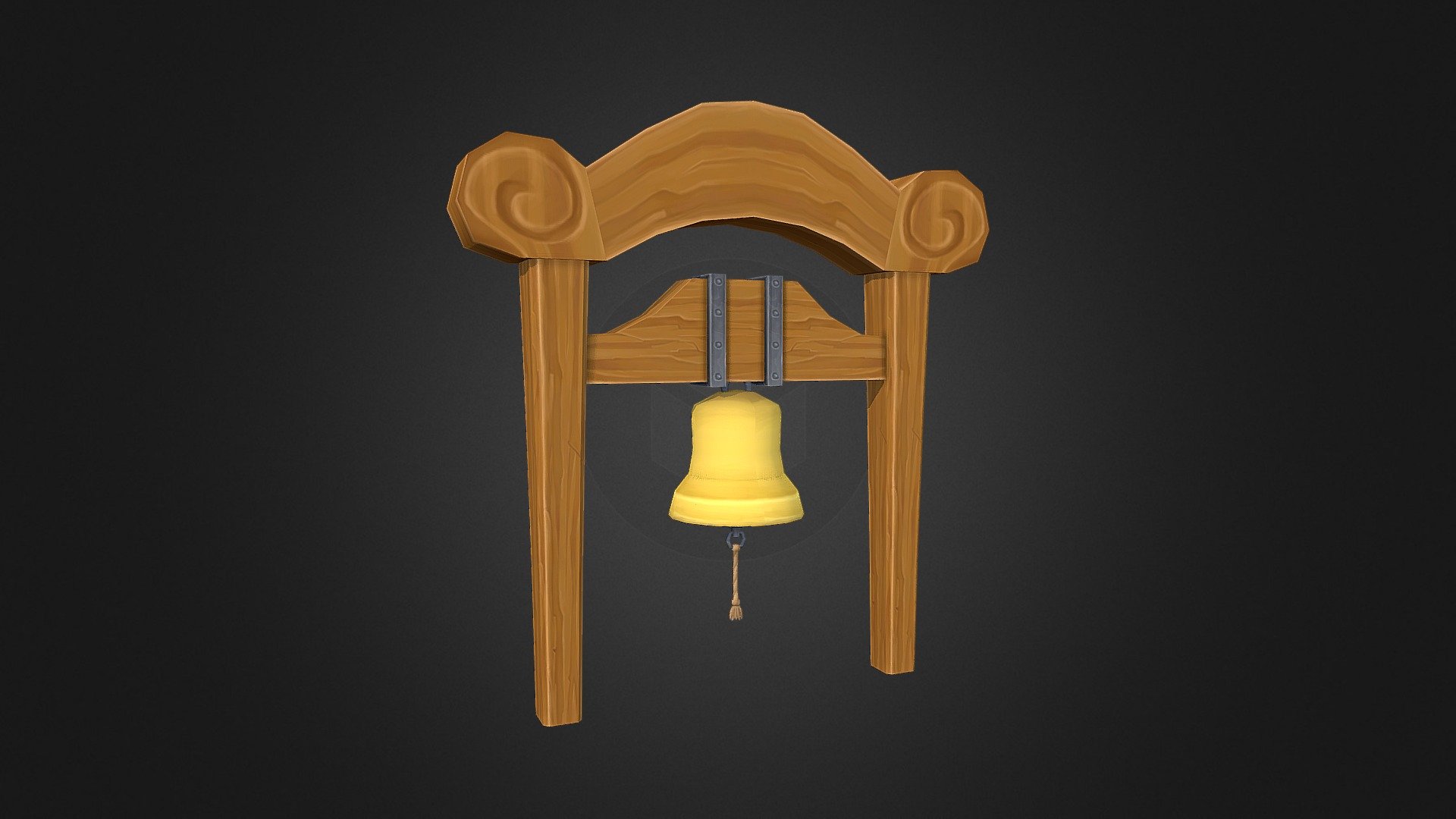 Bell - 3D model by Graham (@graham3d) [1fdfdeb] - Sketchfab