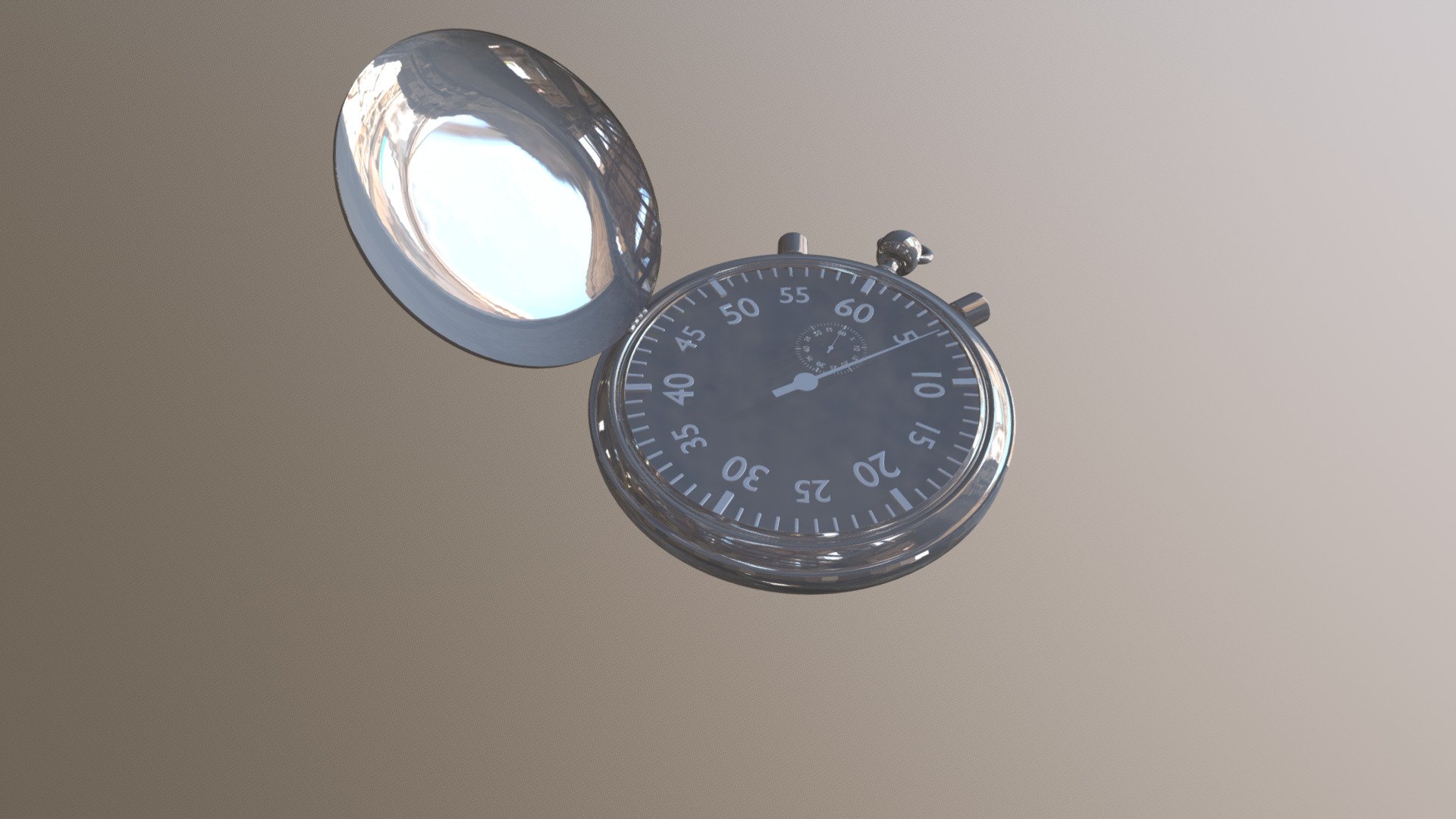 Old Stopwatch - 3D model by walkermd [1fe037d] - Sketchfab