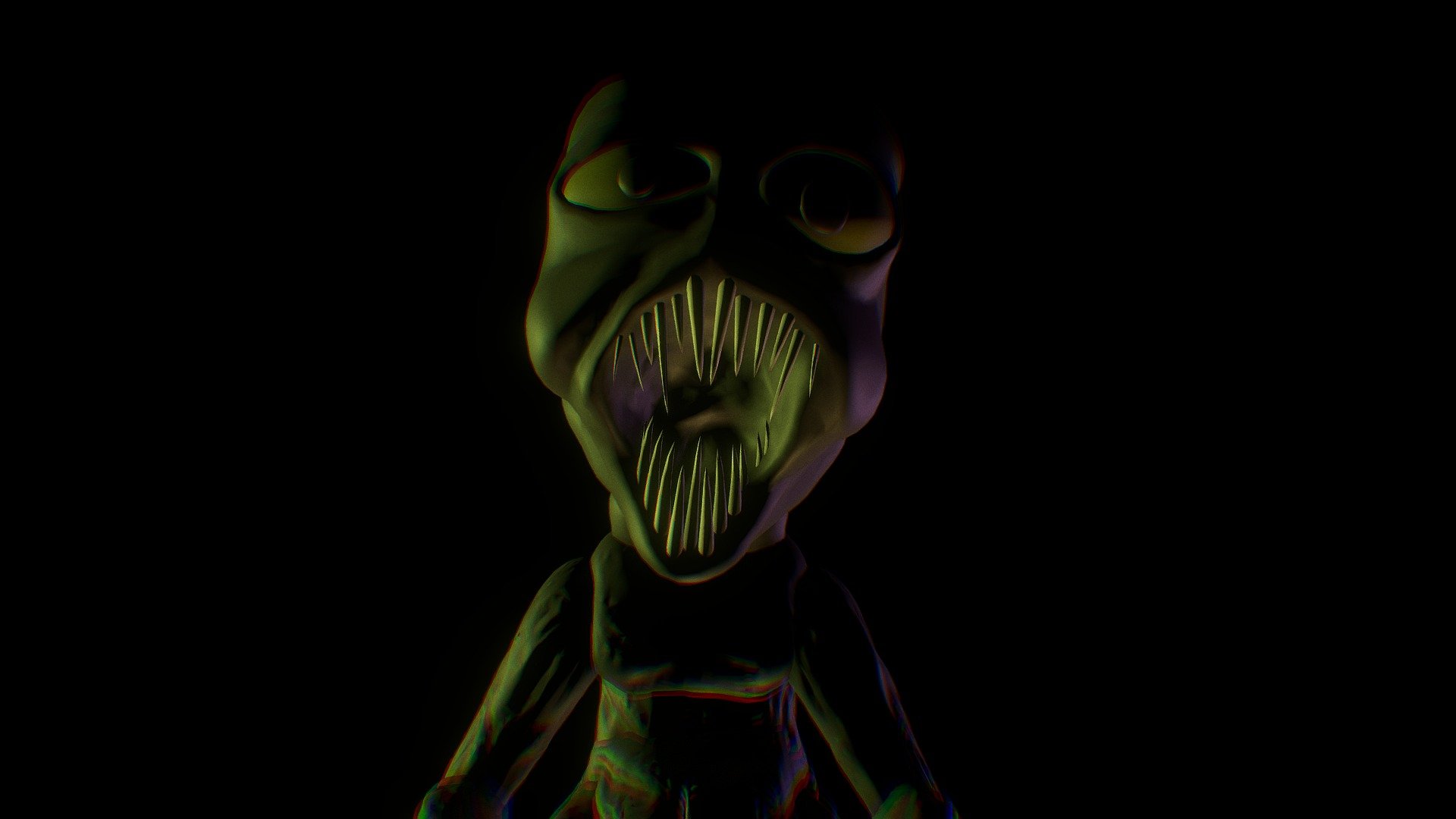 [Pillar Chase 2] Kuro Oni Portfolio - 3D model by Elemental (@elemetnal) [1fe1edb] - Sketchfab