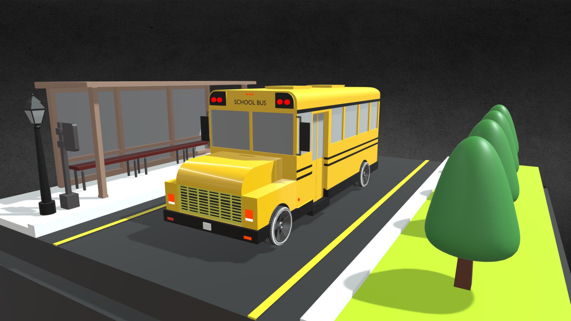 Bus Station - Download Free 3D model by Artbrakadabra (@shafathalia ...