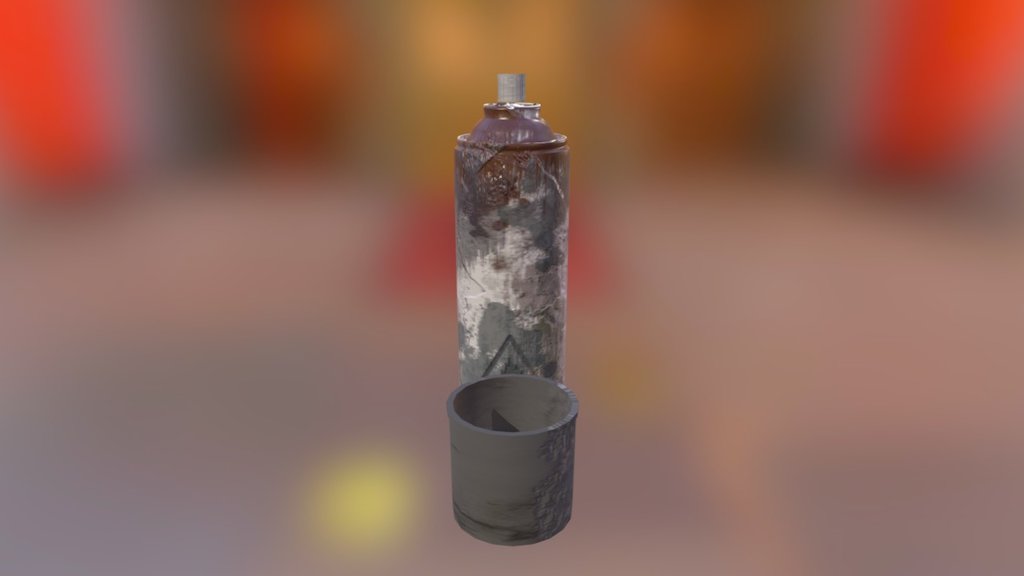 Spray Can Textured - Download Free 3D model by christinejurewicz ...