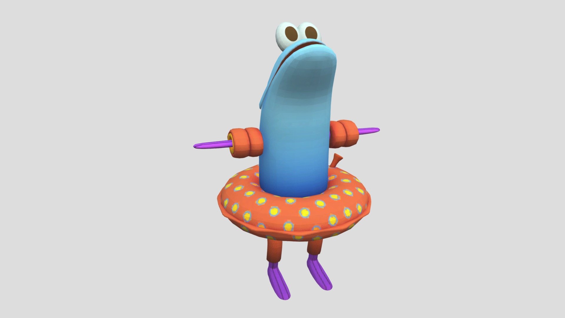 BFBBR - Fish Beach 03 - Download Free 3D model by SMF Features ...