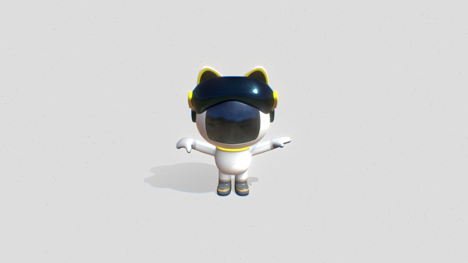 VR Cat - 3D model by Jonathan Fabris (@jonfaal) [1fe6288] - Sketchfab