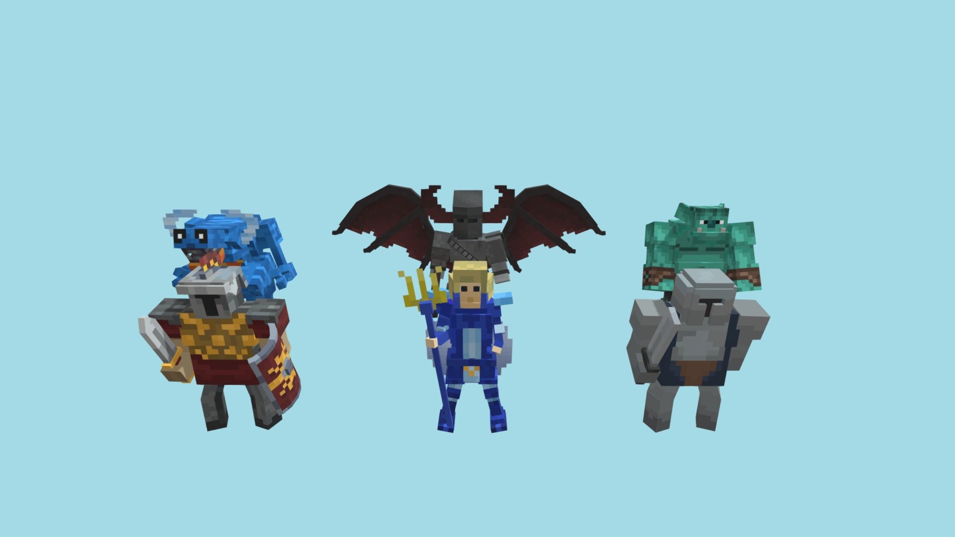 Boss Minecraft - 3D model by galdarocmc [1fe9441] - Sketchfab