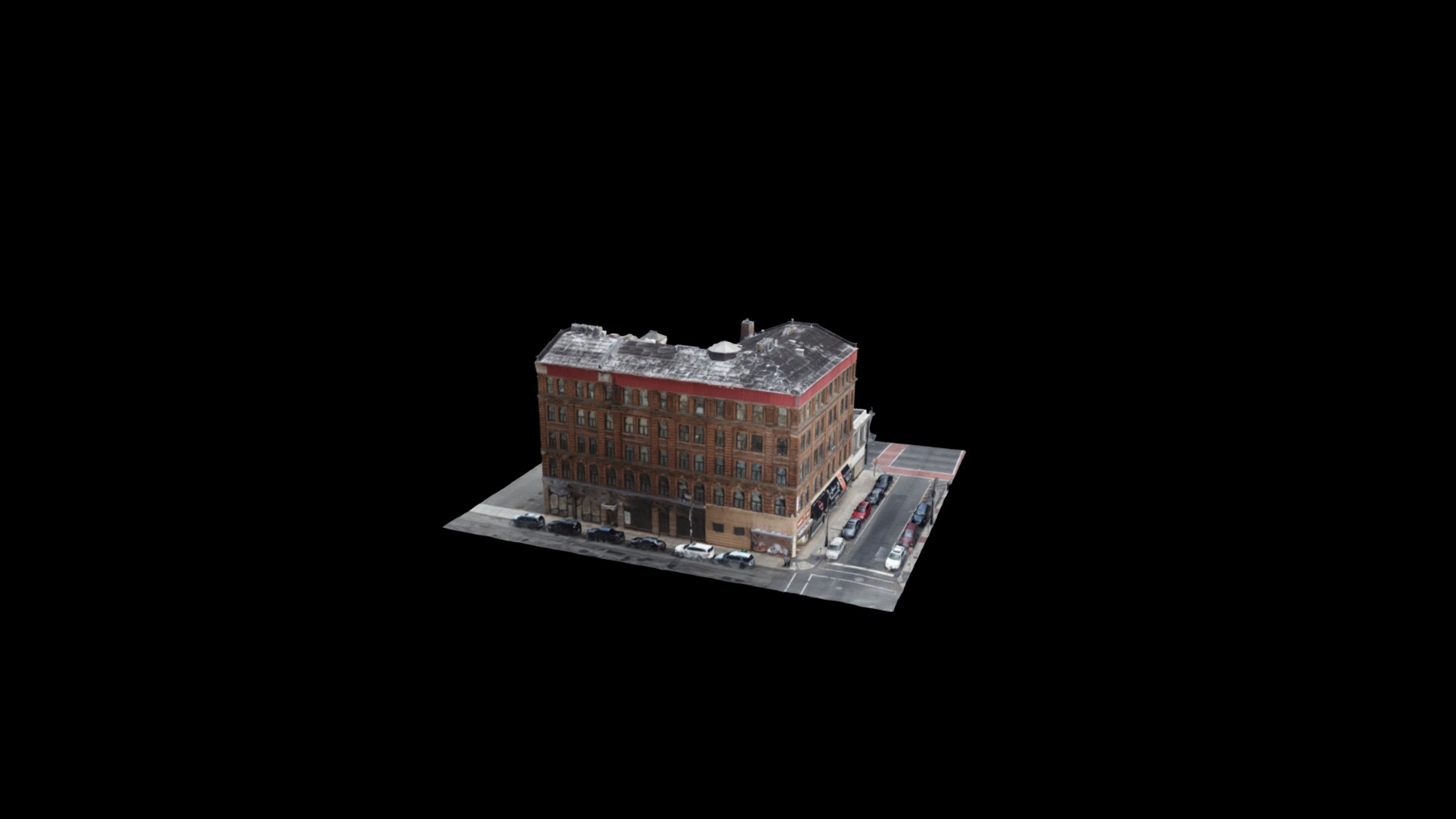 Brick Building - 3D model by nmangsen [1feb9e0] - Sketchfab