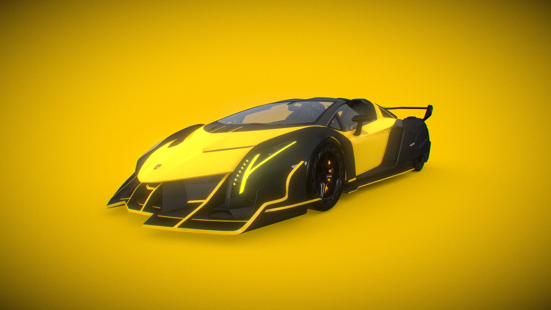 Custom Lamborghini Veneno (2014) - Download Free 3D model by Jumping ...