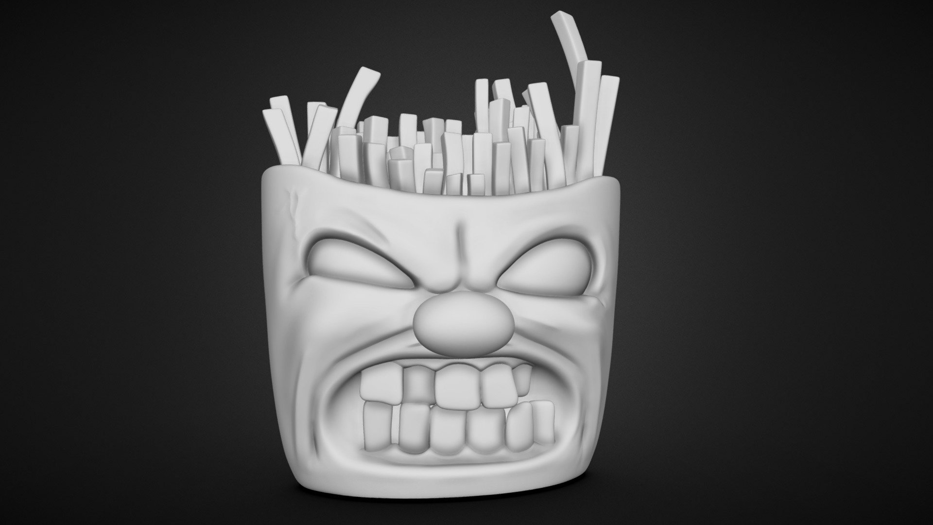 Angry french fries - Buy Royalty Free 3D model by yogi_sandhi [1fecd7b ...