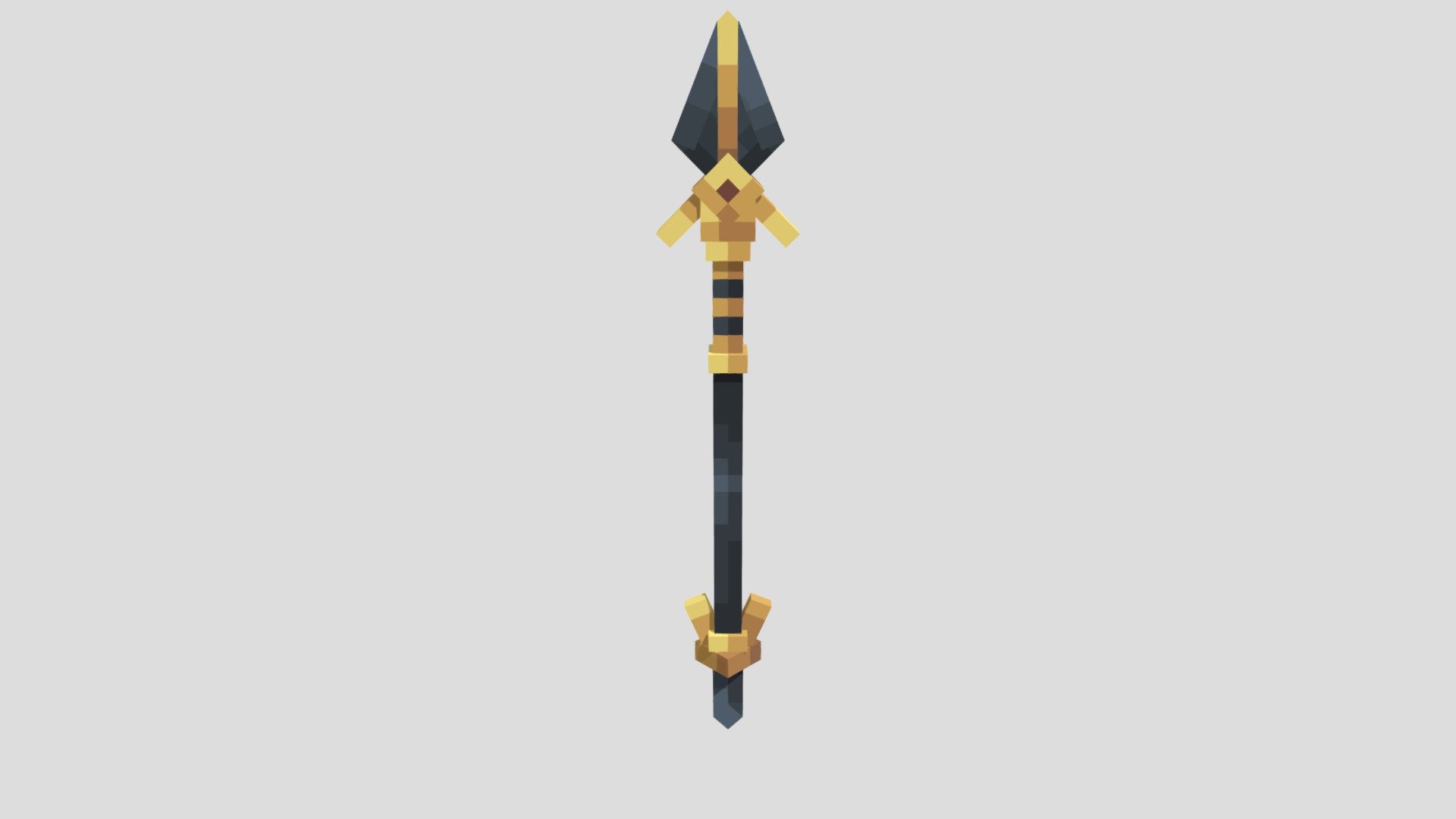 Dark Lord's guard's spear - 3D model by sunfl0w3r (@sunfl0wer) [1fedcdb ...