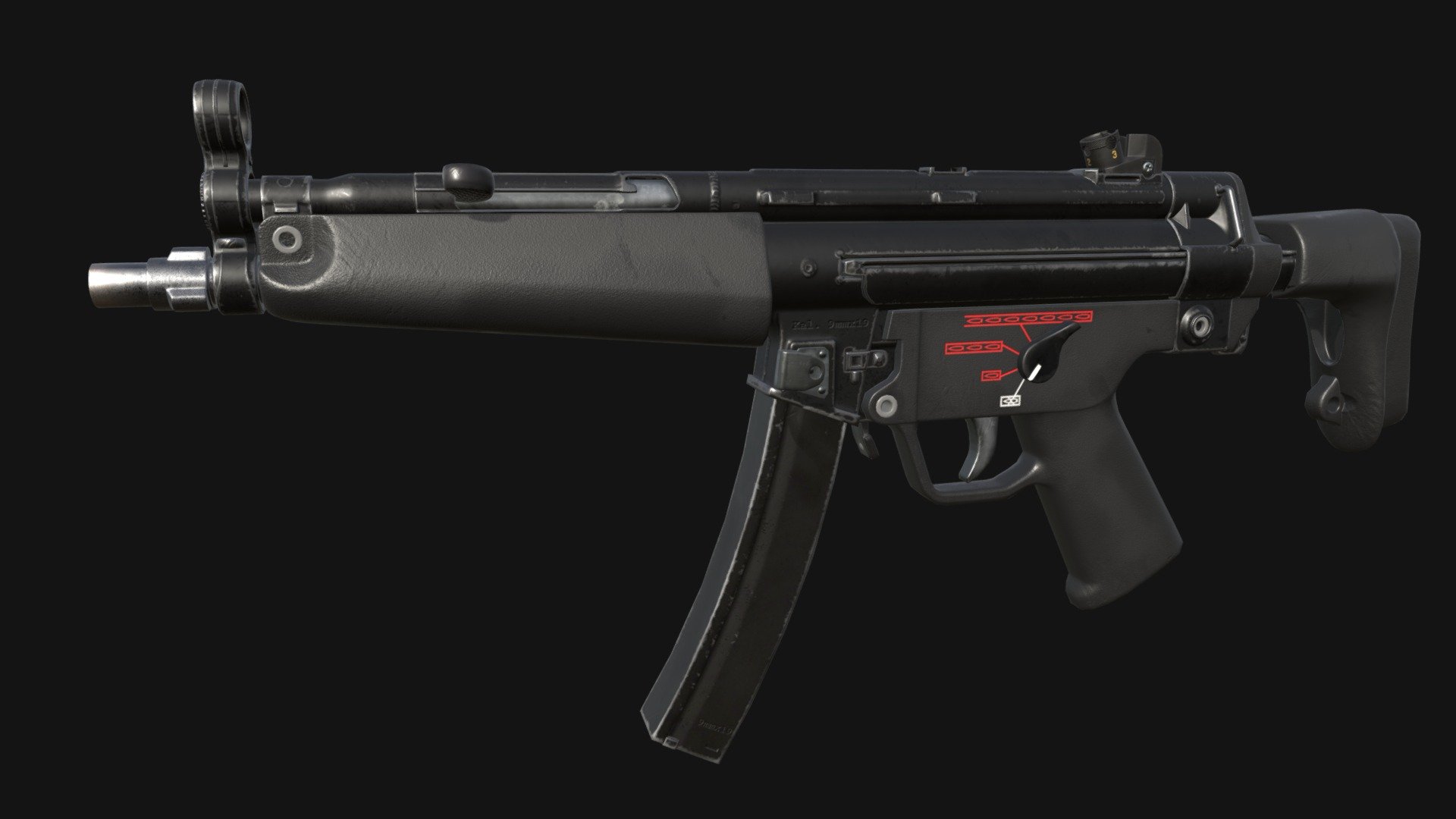 MP5 - A3 - 3D model by Elijah Mugrage (@elijahMM) [1feed28] - Sketchfab