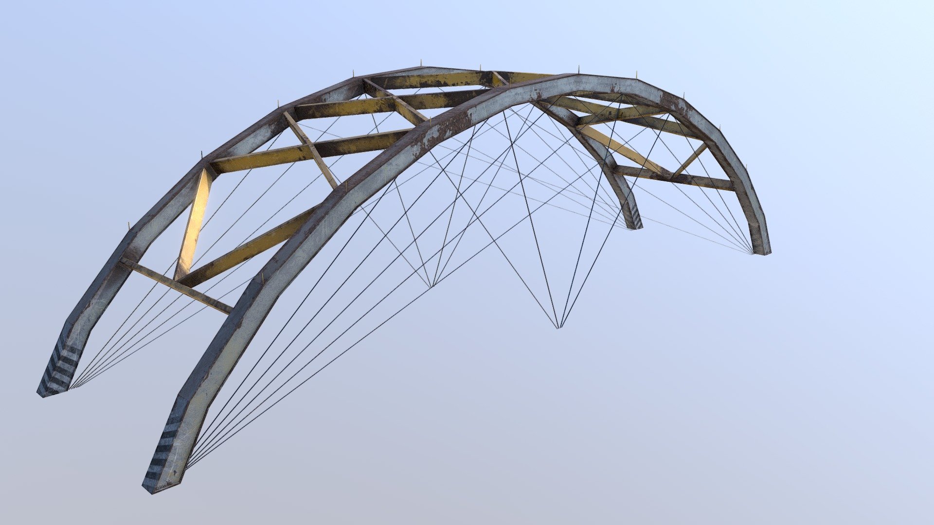 Industrial Arch Bridge - 3D model by Niker107 [1ff347c] - Sketchfab