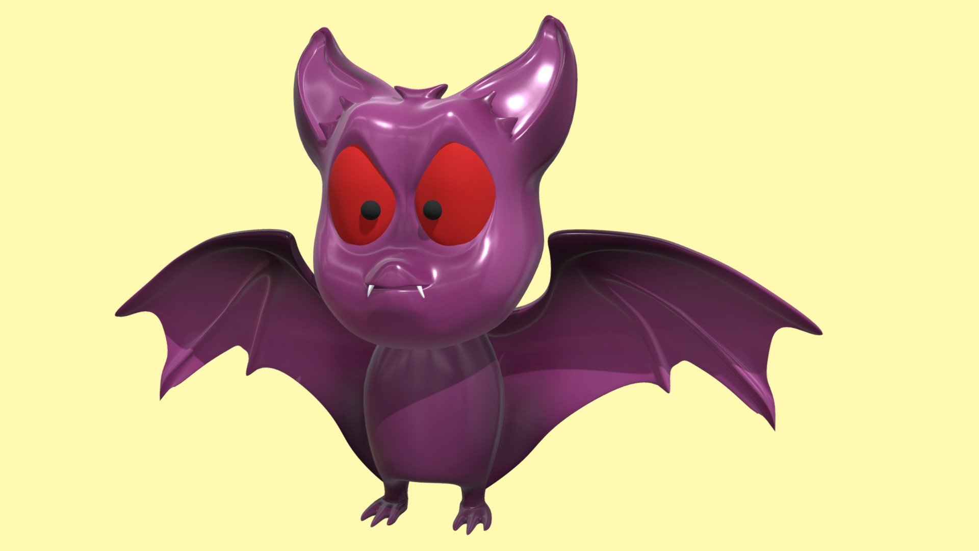 Bat - 3D model by Kartik Zazadiya (@kartikzazadiya364002) [1ff442d ...