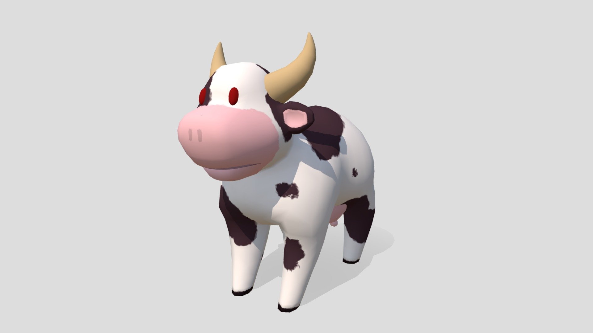 The Cow - 3D model by Elton Chau (@EltChau30) [1ff49aa] - Sketchfab