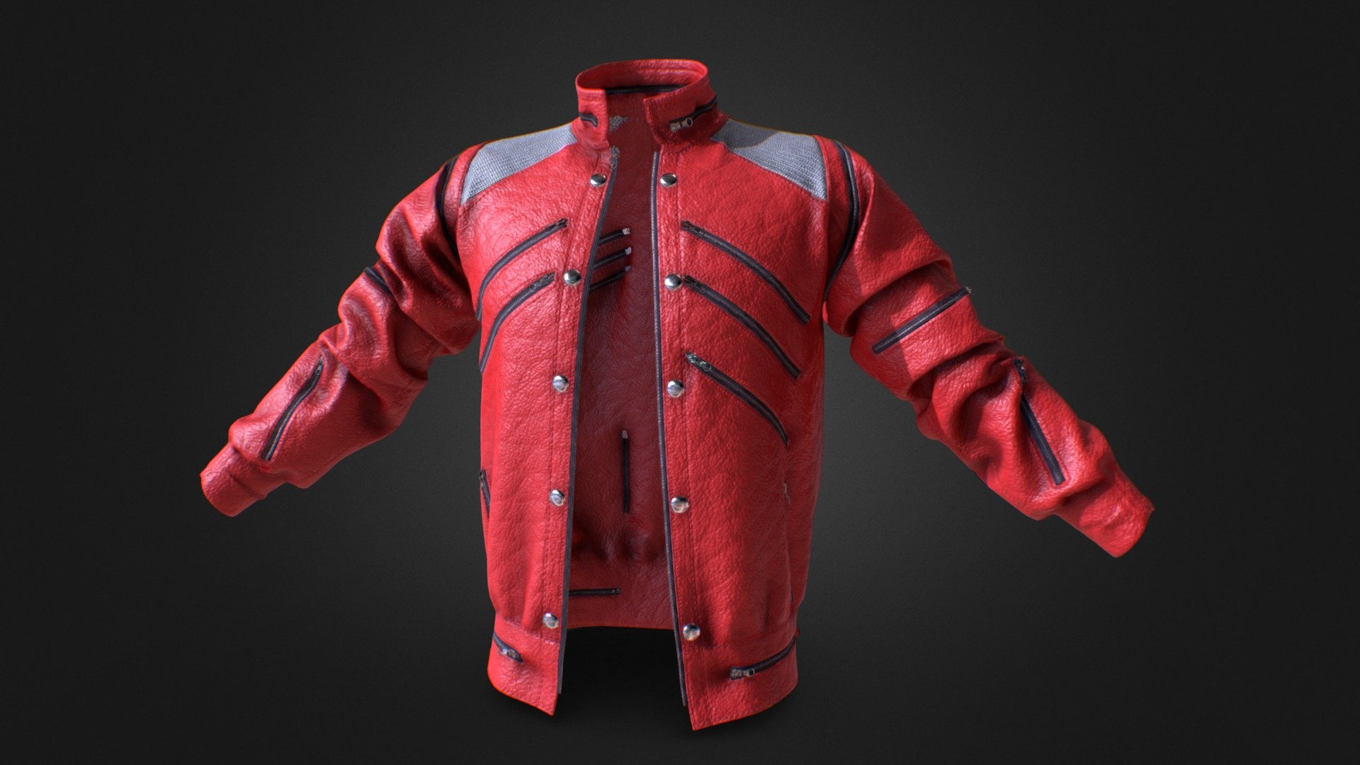 beat it jacket - Buy Royalty Free 3D model by brandon_phoenix_official ...