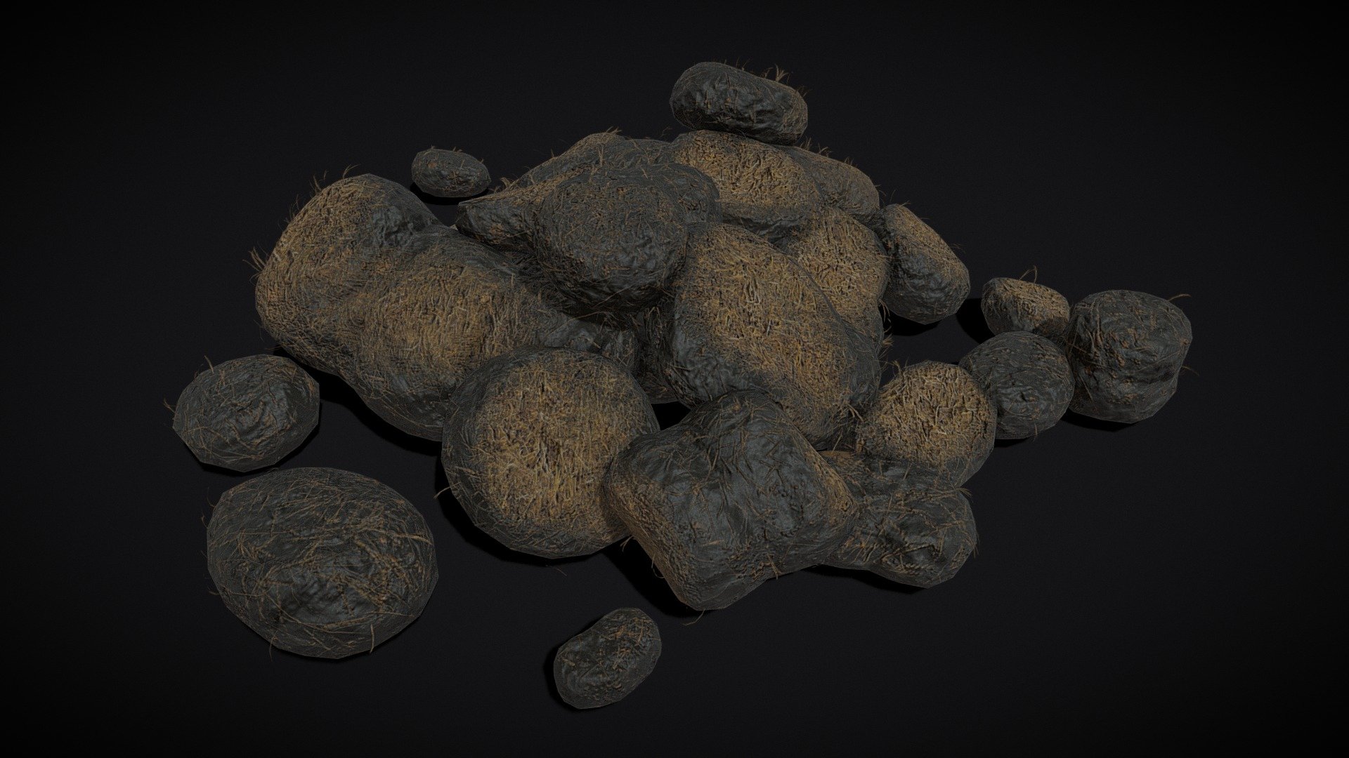 Horse Poop Version 2 - Buy Royalty Free 3D model by ...