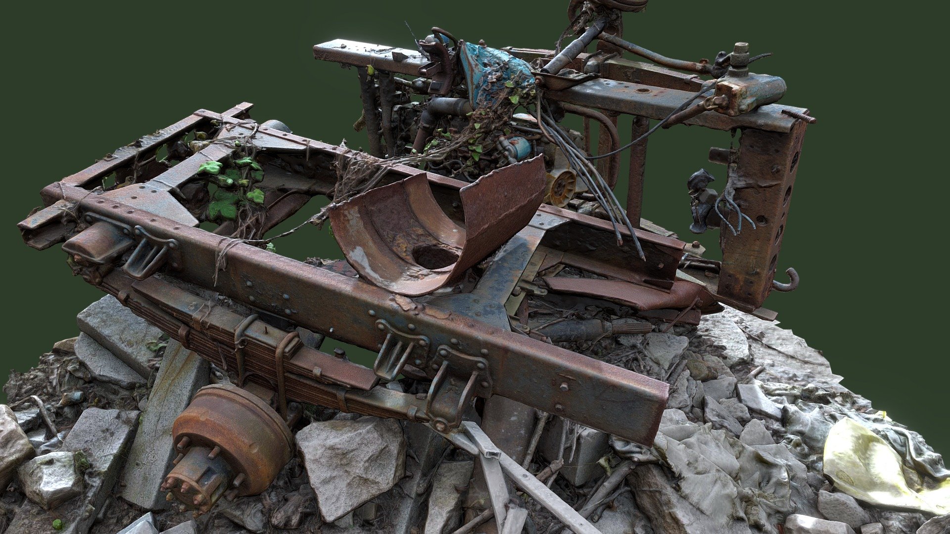 Abandoned machinery - 3D model by SibeYu [1ff6579] - Sketchfab