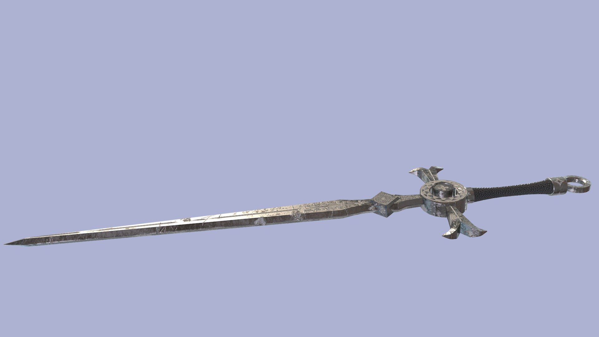 Silver sword - Download Free 3D model by Zerostyle (@hoanganh.trine ...