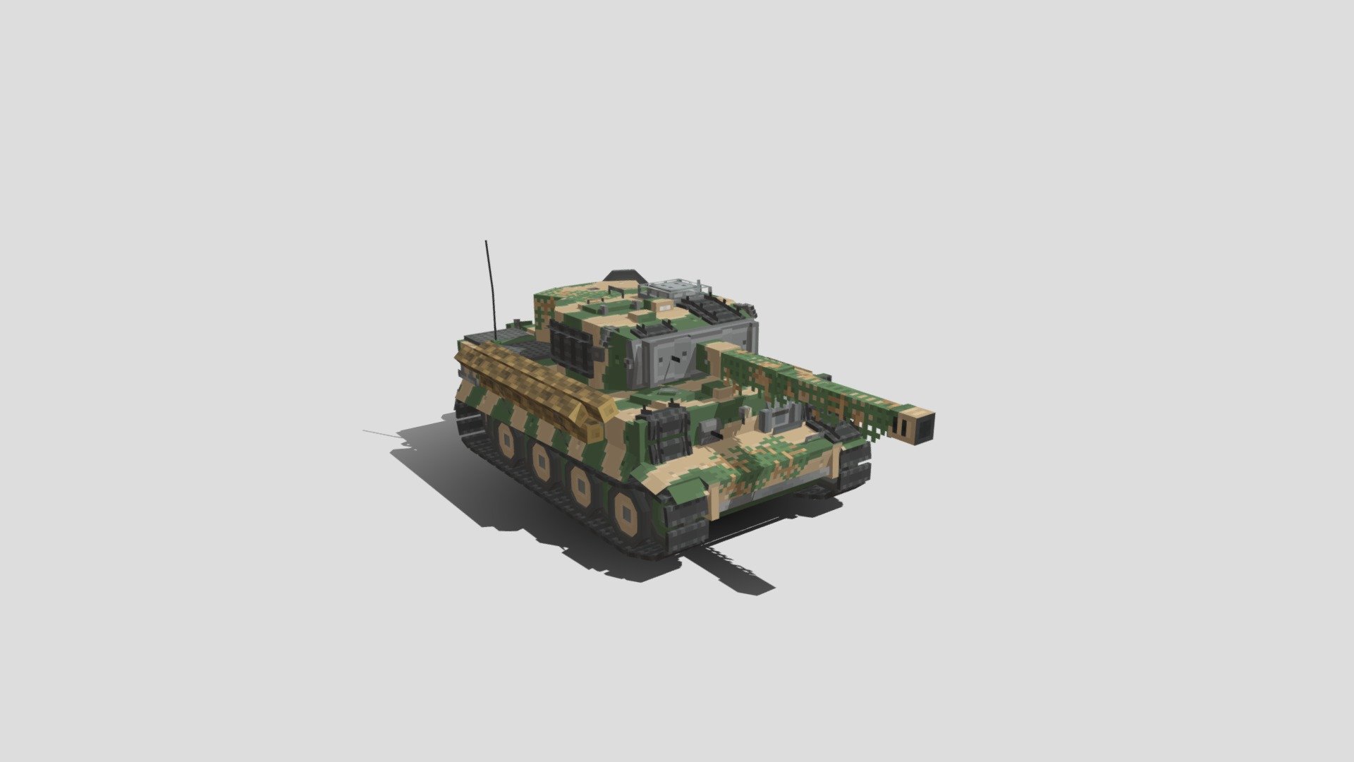 Blockbench Tiger "418" - 3D model by play_w [1ffc10c] - Sketchfab