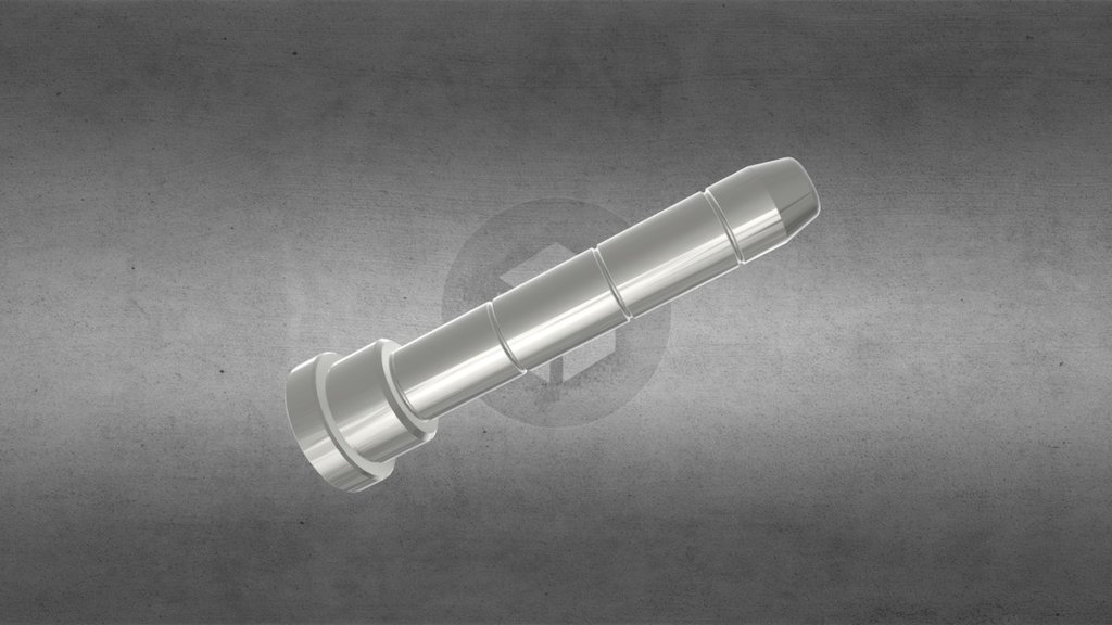 G50 Guide Pillar Shouldered Type With Oil Groove - 3D model by ...