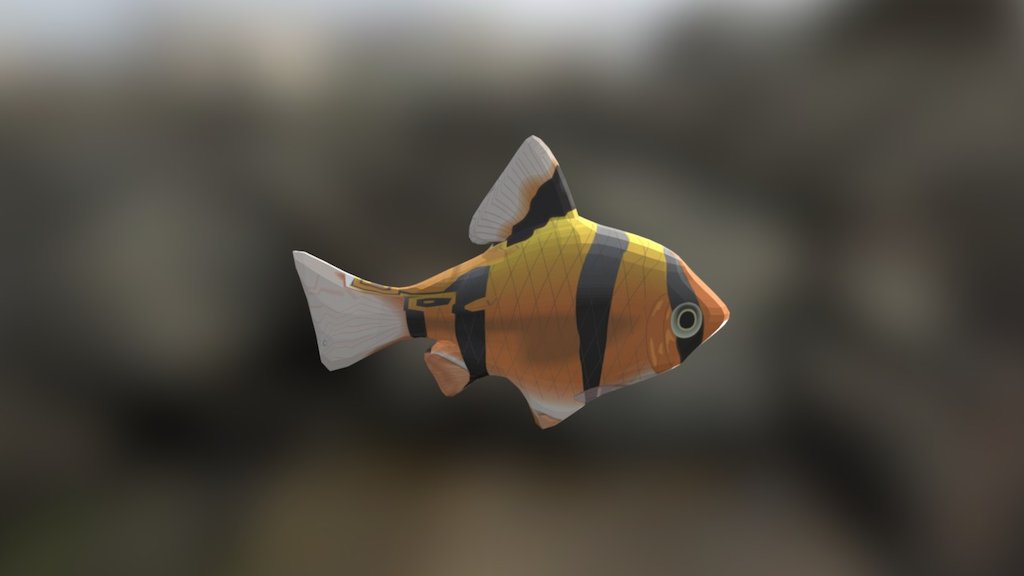 3D cartoon fish - 3D model by aliciatilley [1ffde62] - Sketchfab