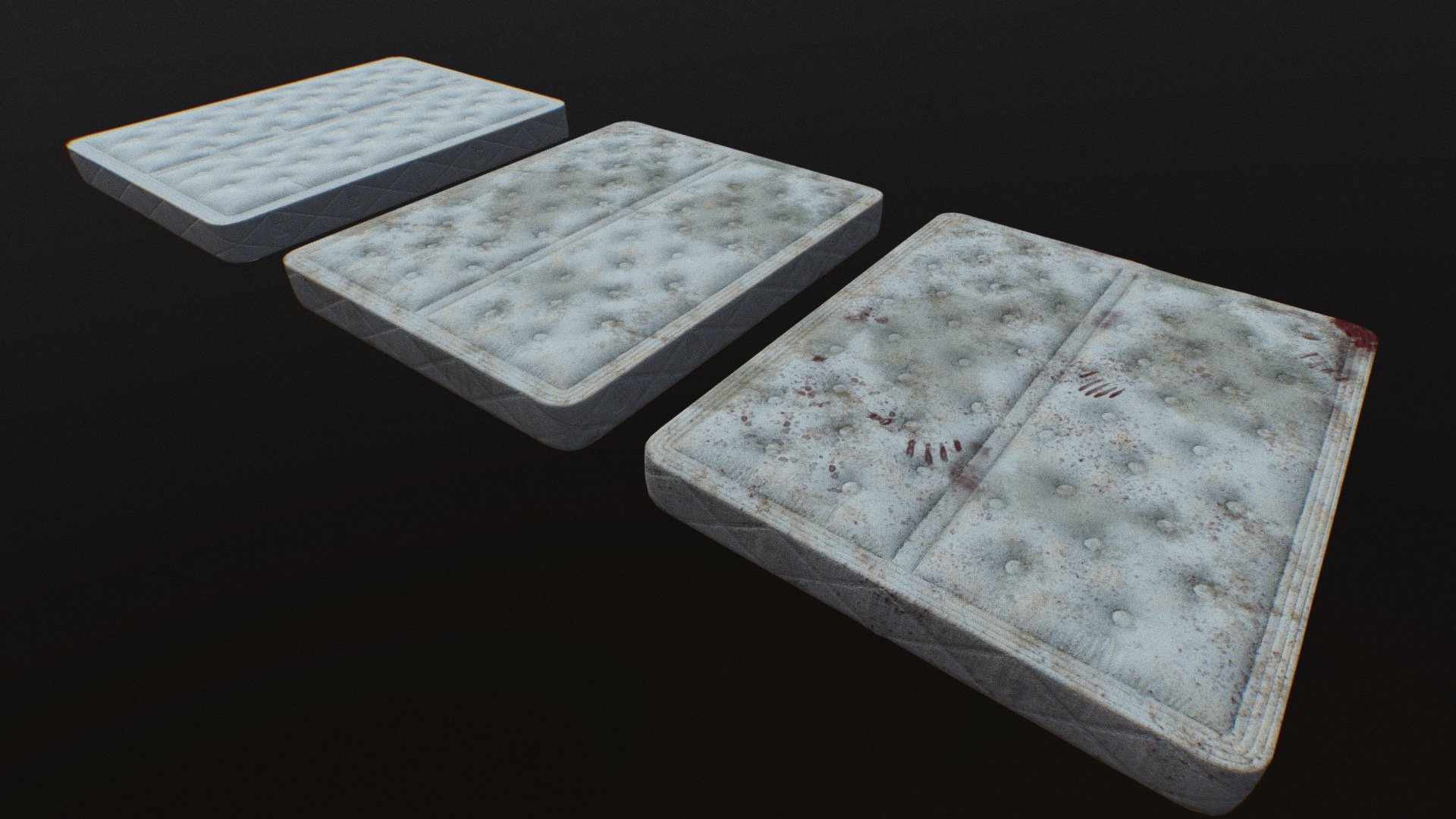 Post-apocalypse Mattress pack - Download Free 3D model by Alexander ...