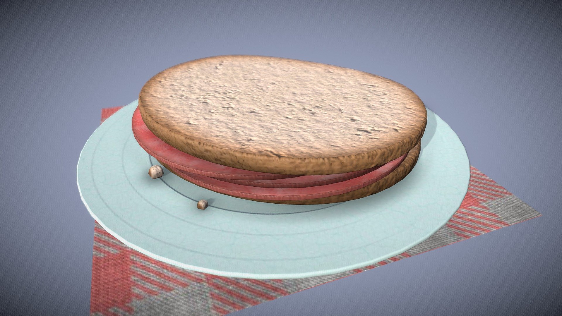 Ham On Rye - 3D model by Alex Sanches (@ASanches) [1ffee5f] - Sketchfab