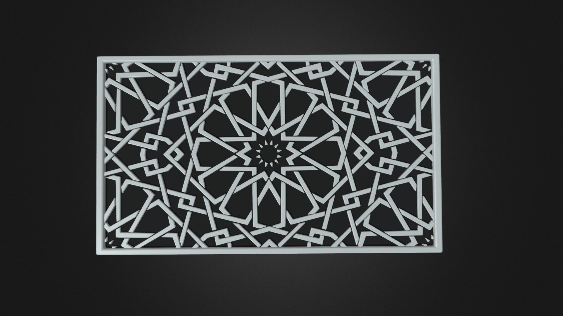 islamic star pattern 12 star shape - 3D model by Ahmed Saeed (@Rickoja ...