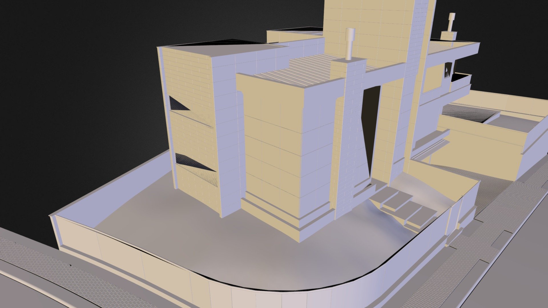 casa_alexandre_pedra branca - 3D model by VortexGrafficDesign [1p1OkuX] - Sketchfab
