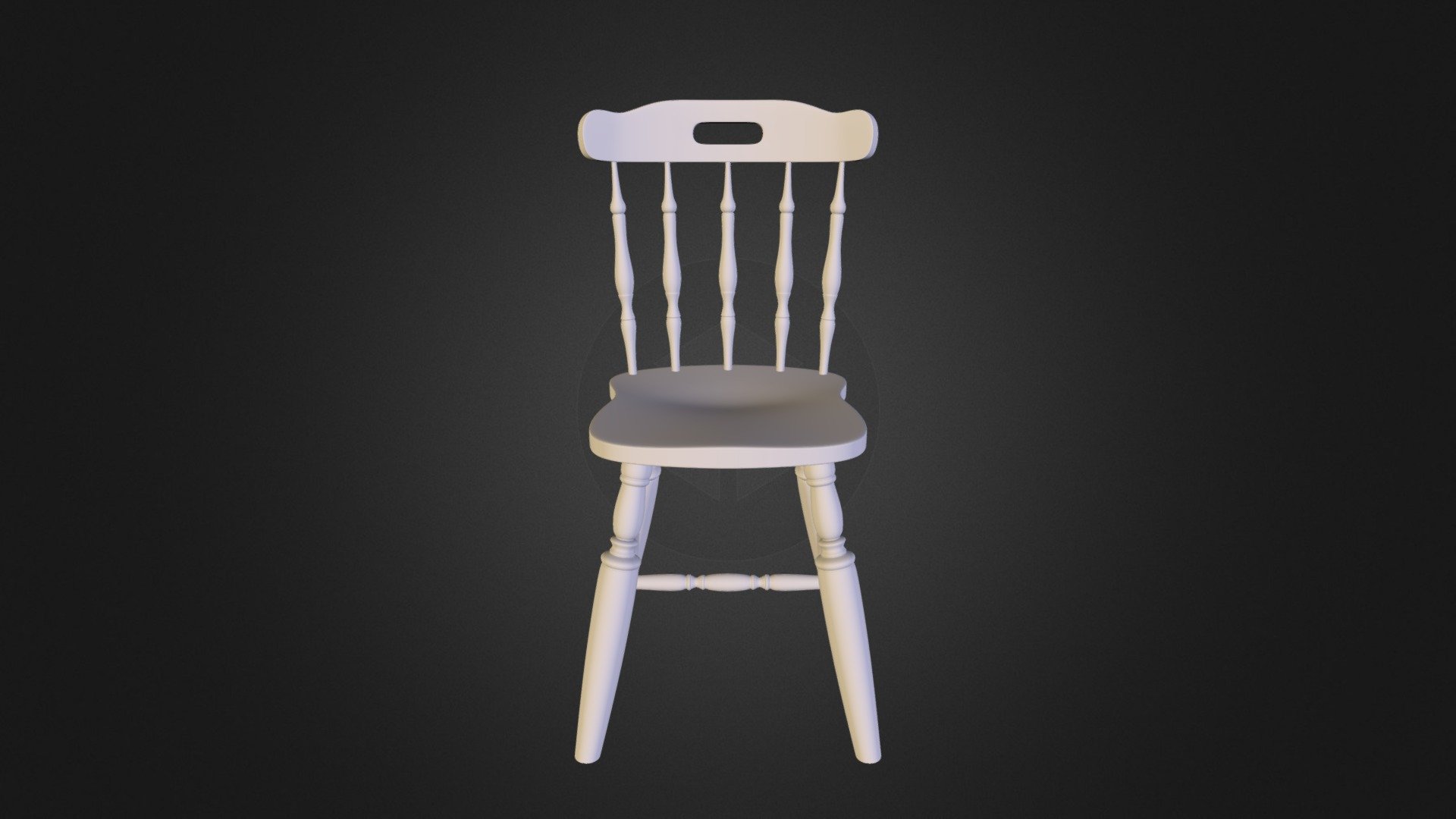 Kitchen_Chair - 3D model by RobertLech [1uCwBwk] - Sketchfab
