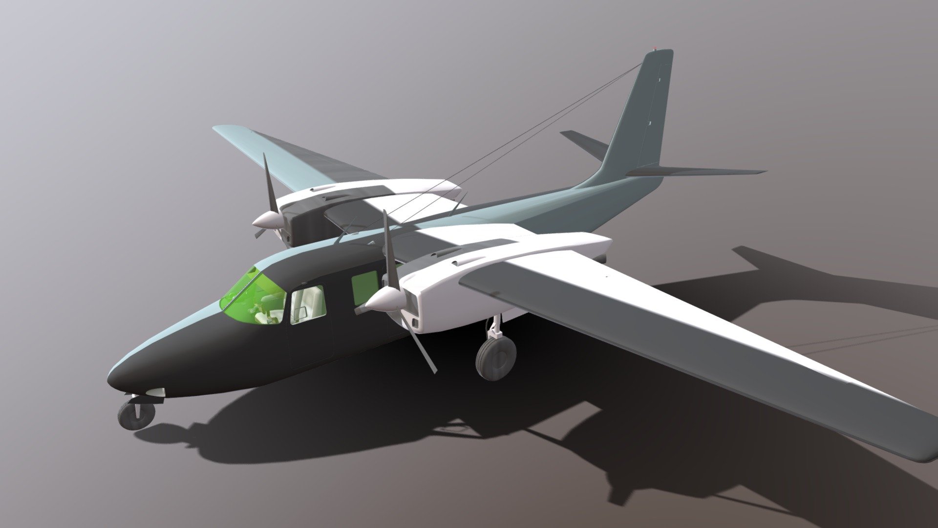 Aero Commander 500 - Download Free 3D model by helijah [1xKtxwA ...