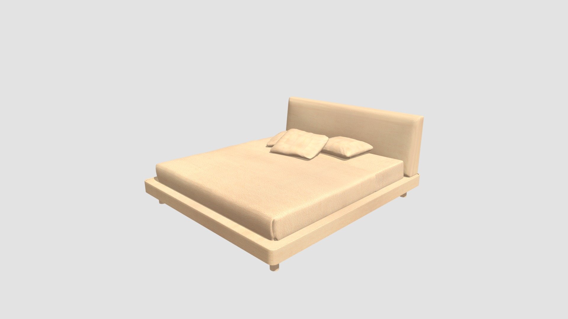 bed - Buy Royalty Free 3D model by Evermotion [200028d] - Sketchfab Store