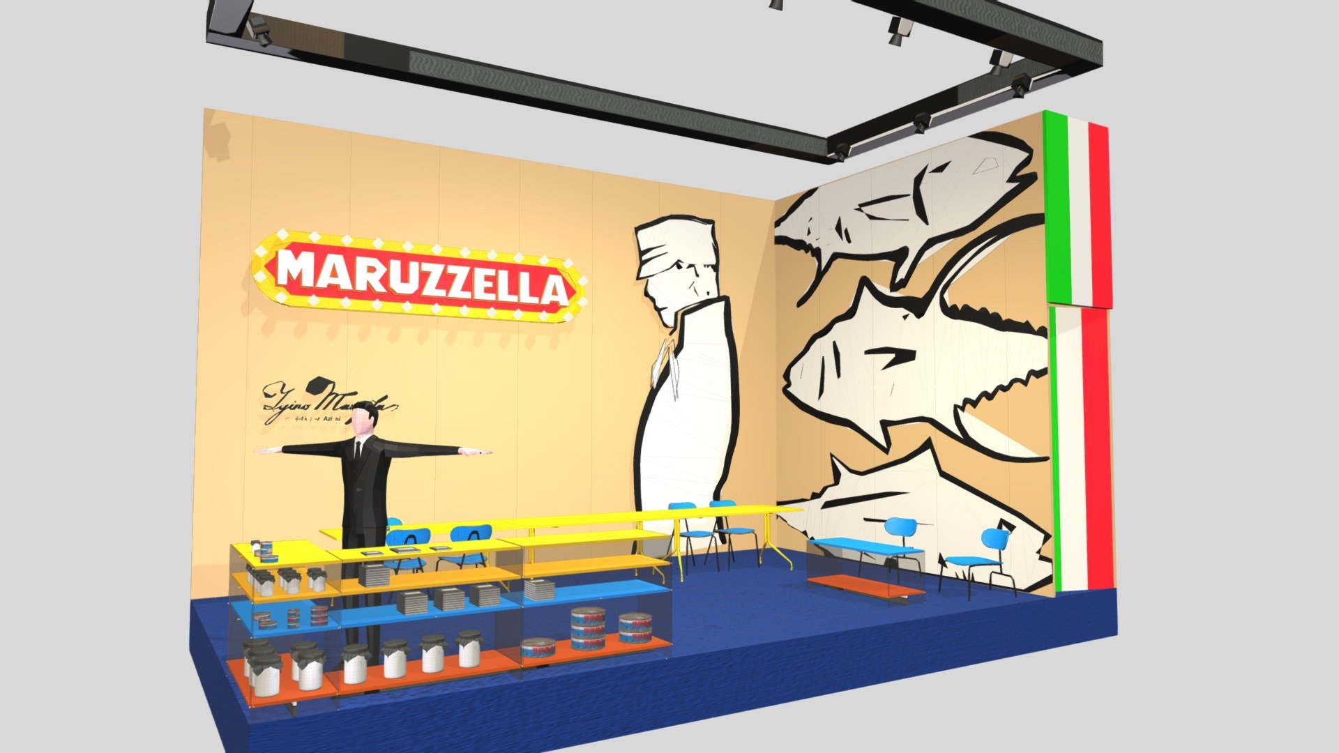 IGINO MAZZOLA @ ANUGA 2021 - AMERICANA - 3D model by lombrello ...