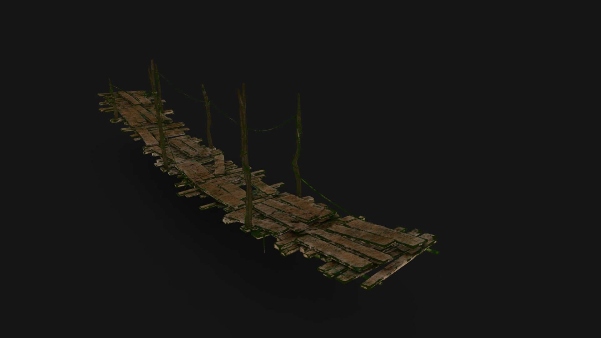 Wooden Bridge - Download Free 3D model by MostafaRadmard [20038e2 ...
