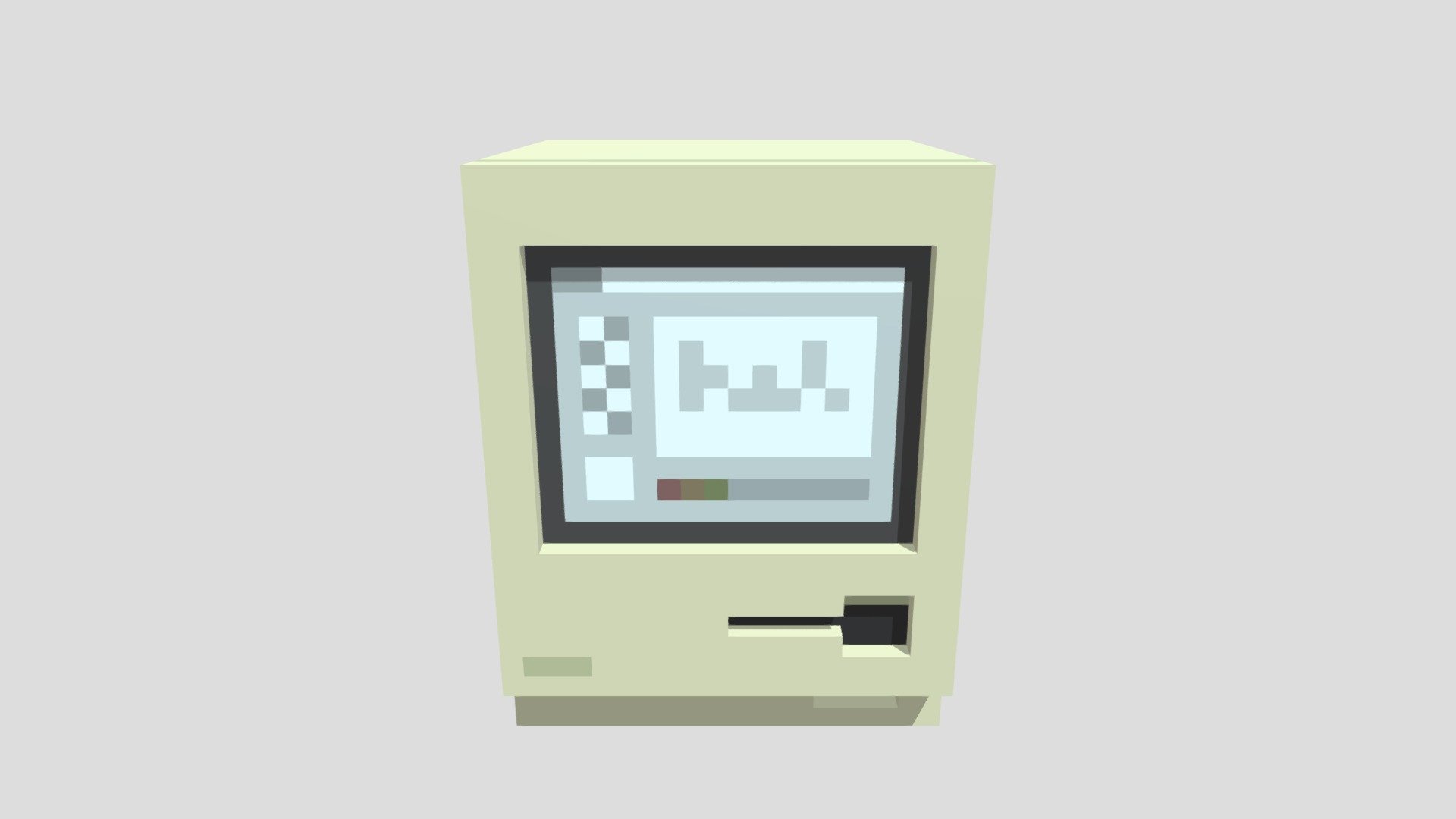 Voxel Retro Computer - 3D model by samuel.lewin-demaine.565 [200401b ...