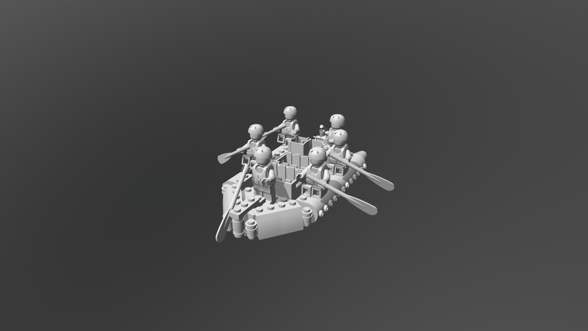 River Rafting - 3D model by Brian Rinker (@brianrinkercreative ...
