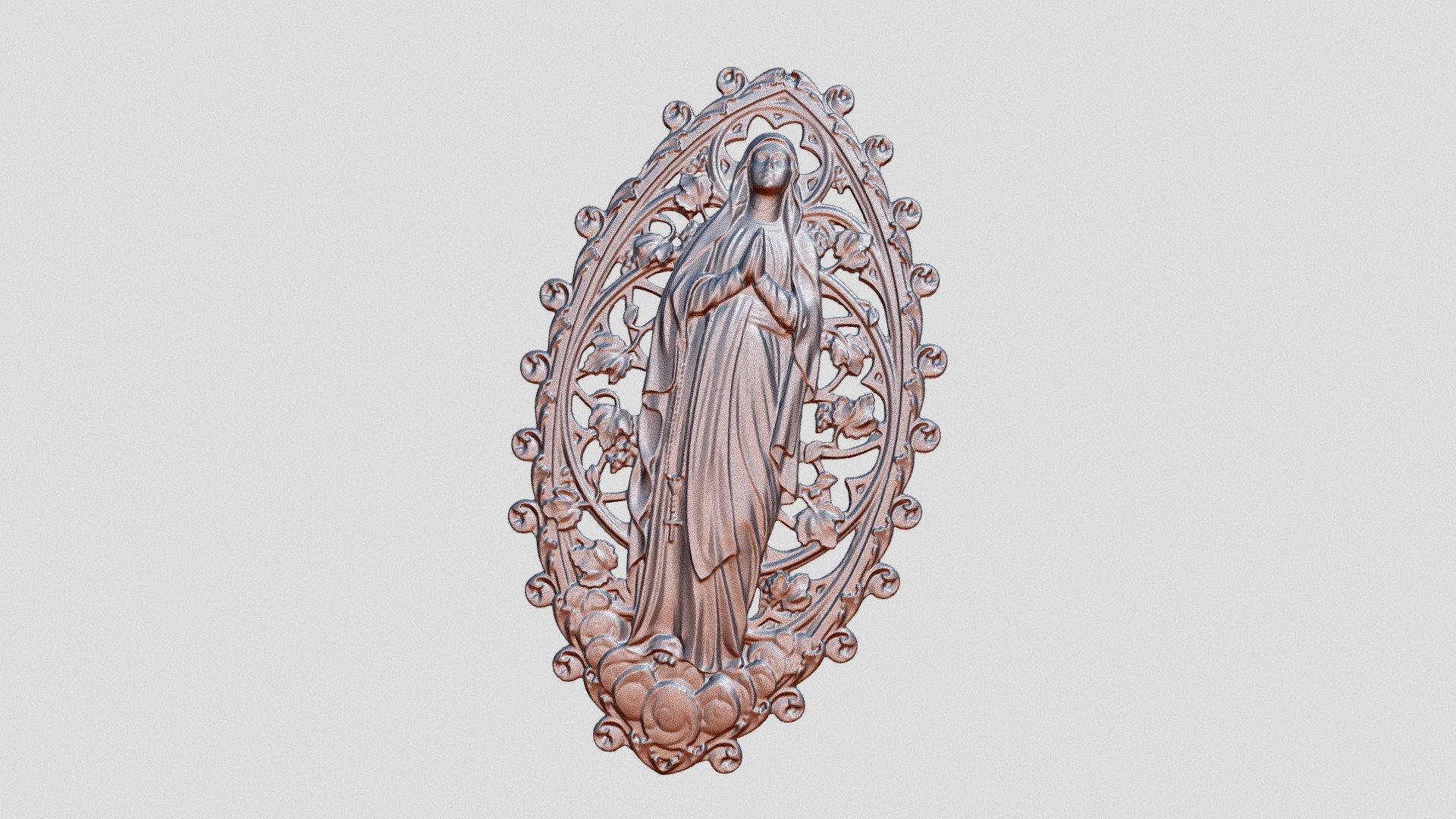 Marie Pendant - Download Free 3D model by BlueCast _Castable Resin ...
