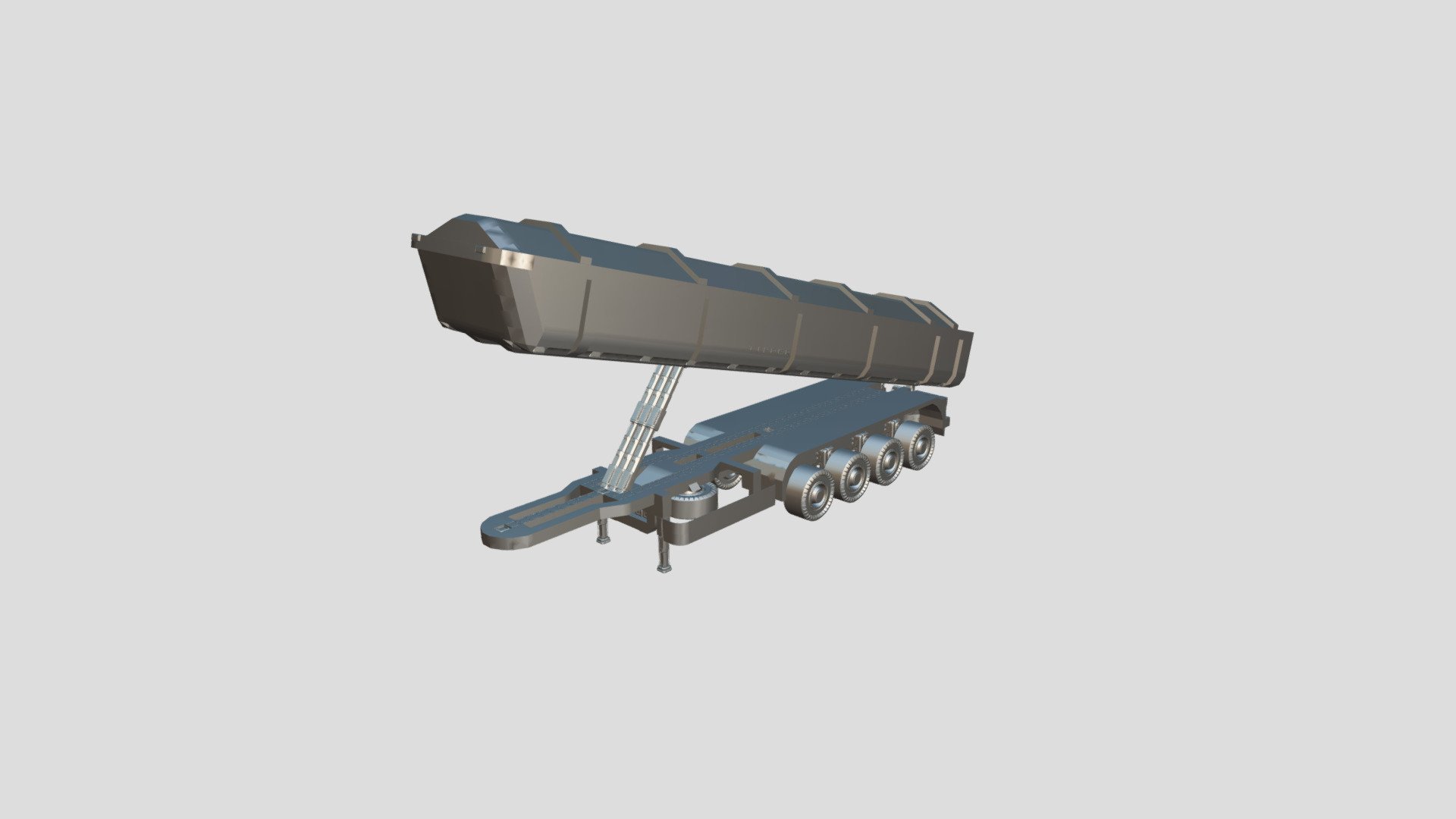 Tipper Trailer - Download Free 3D model by Dead_Pixels [2005ecb ...