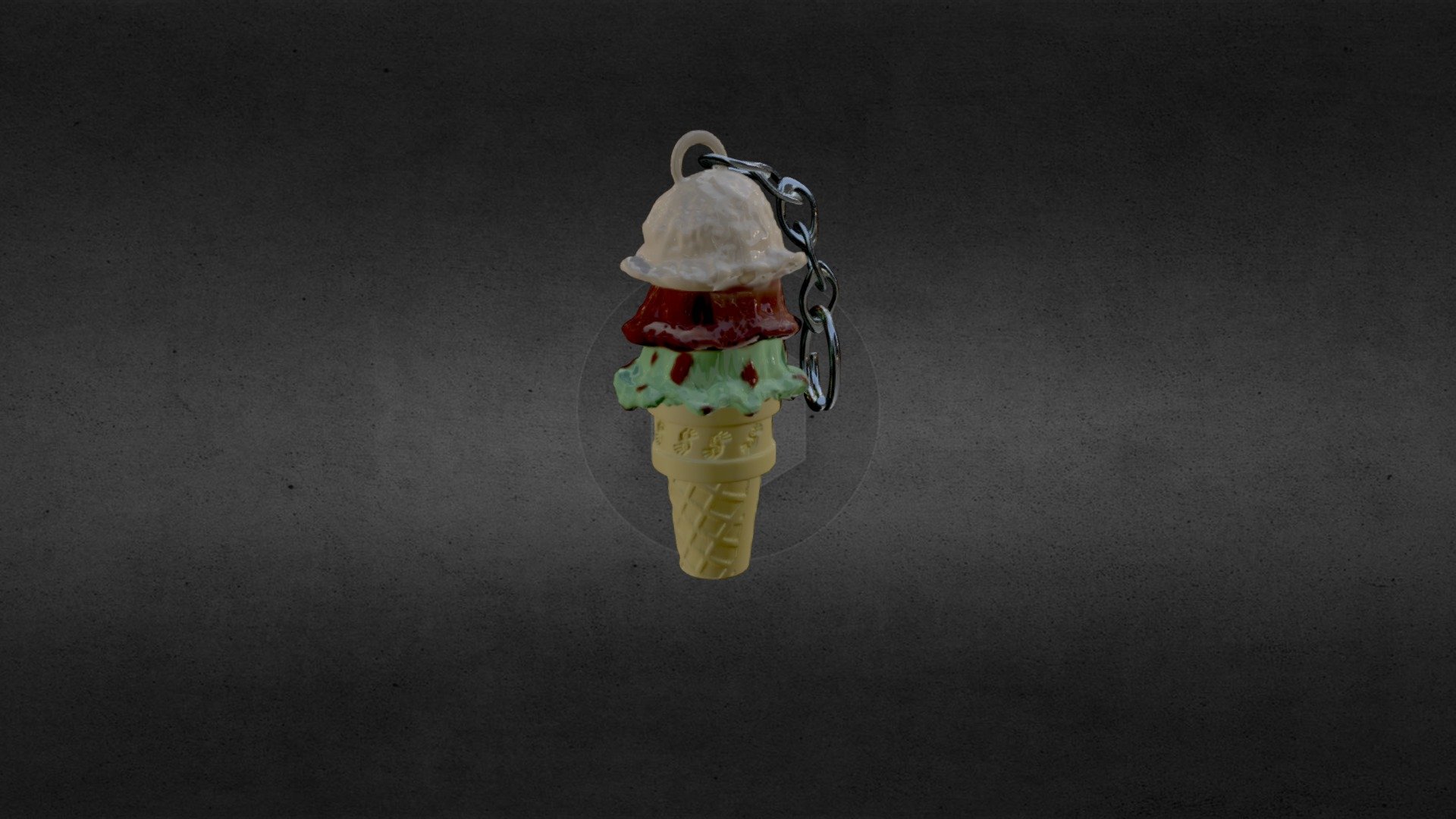 ice cream keychain - Download Free 3D model by TinyShaman [2005ece ...