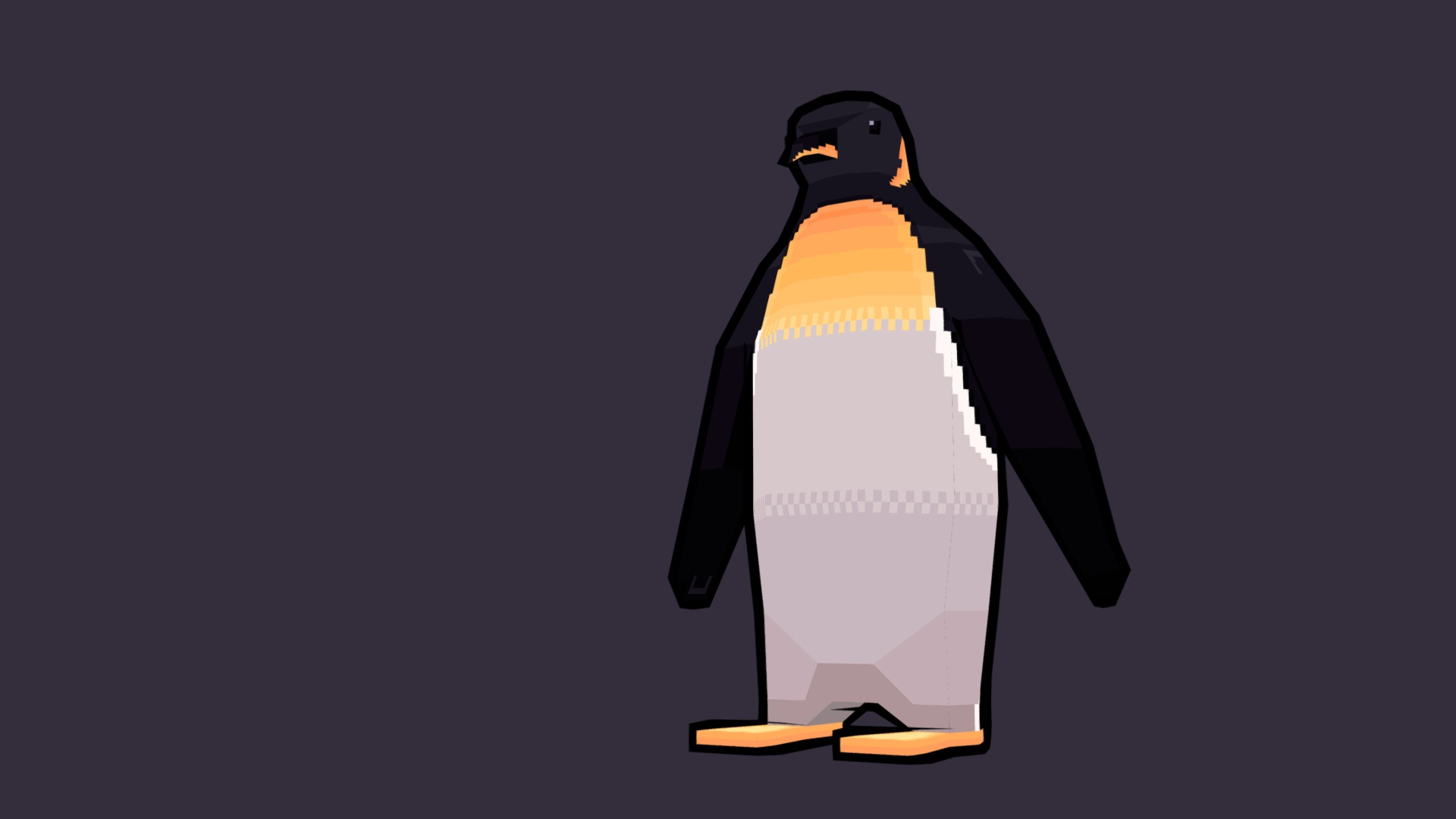 Penguin -Toonnel Raiders- - 3D model by Bysamy [2006966] - Sketchfab