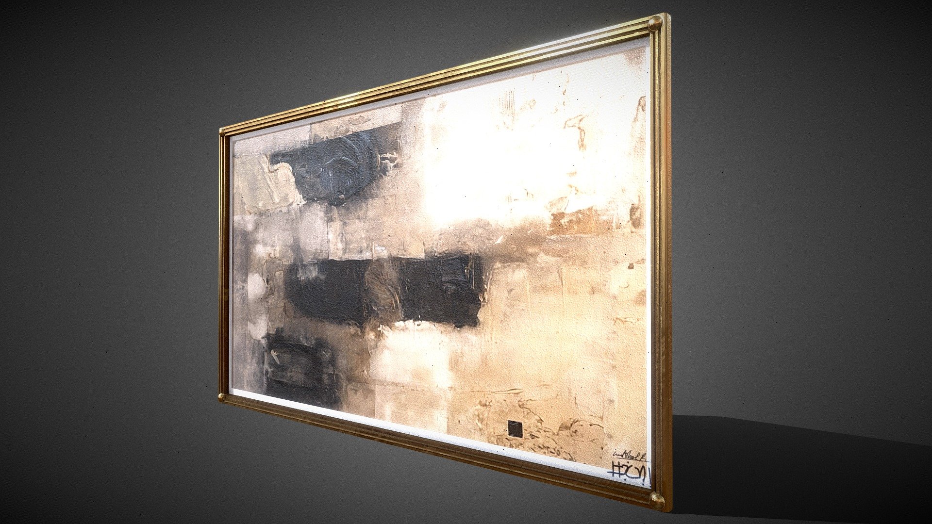 Framed Canvas Wall Painting - Buy Royalty Free 3D model by ECHO (@Echo ...