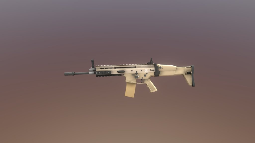 Fn Scar-L - 3D model by Nick (@Nostaljack) [2007bd3] - Sketchfab