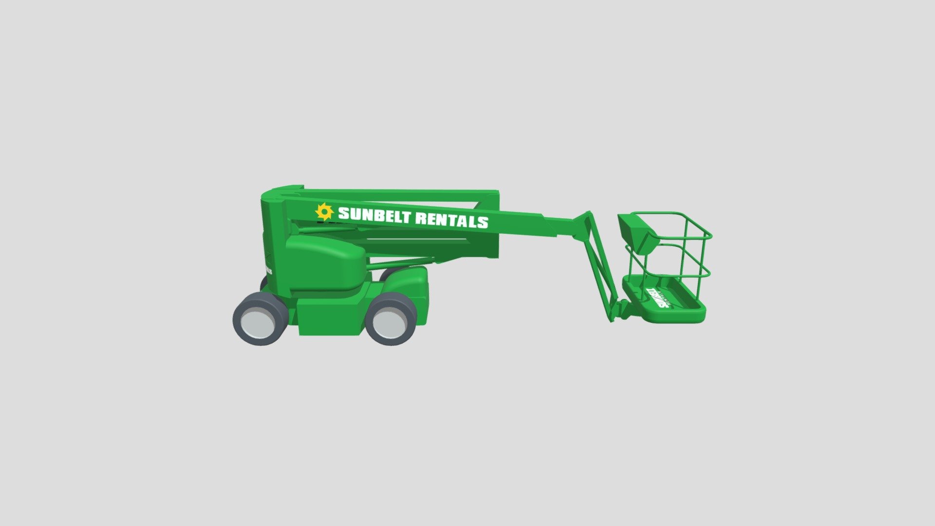 Sunbelt Rentals Articulating Boom Lift HR17N - 3D model by bimstore ...