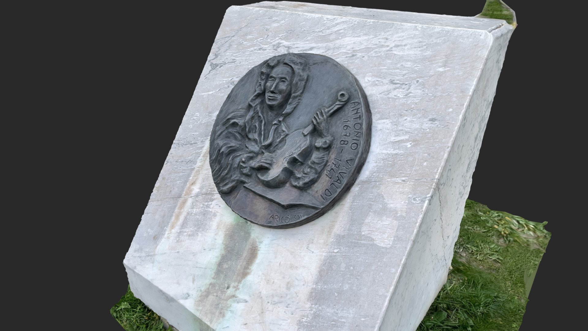 Antonio Vivaldi Relief at the Votivpark - 3D model by studiobaff.com ...