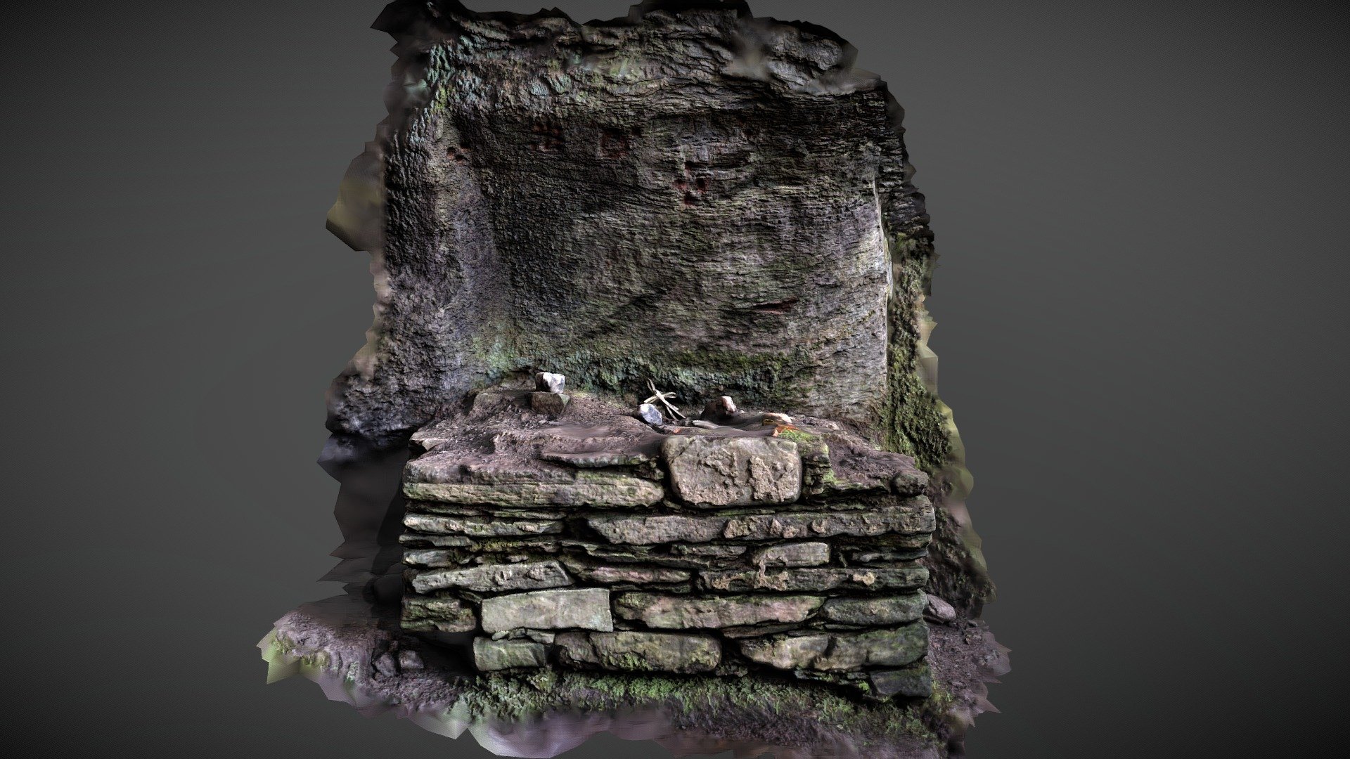 St. Columba's Cave, Ellary - Download Free 3D model by Nick Parish ...