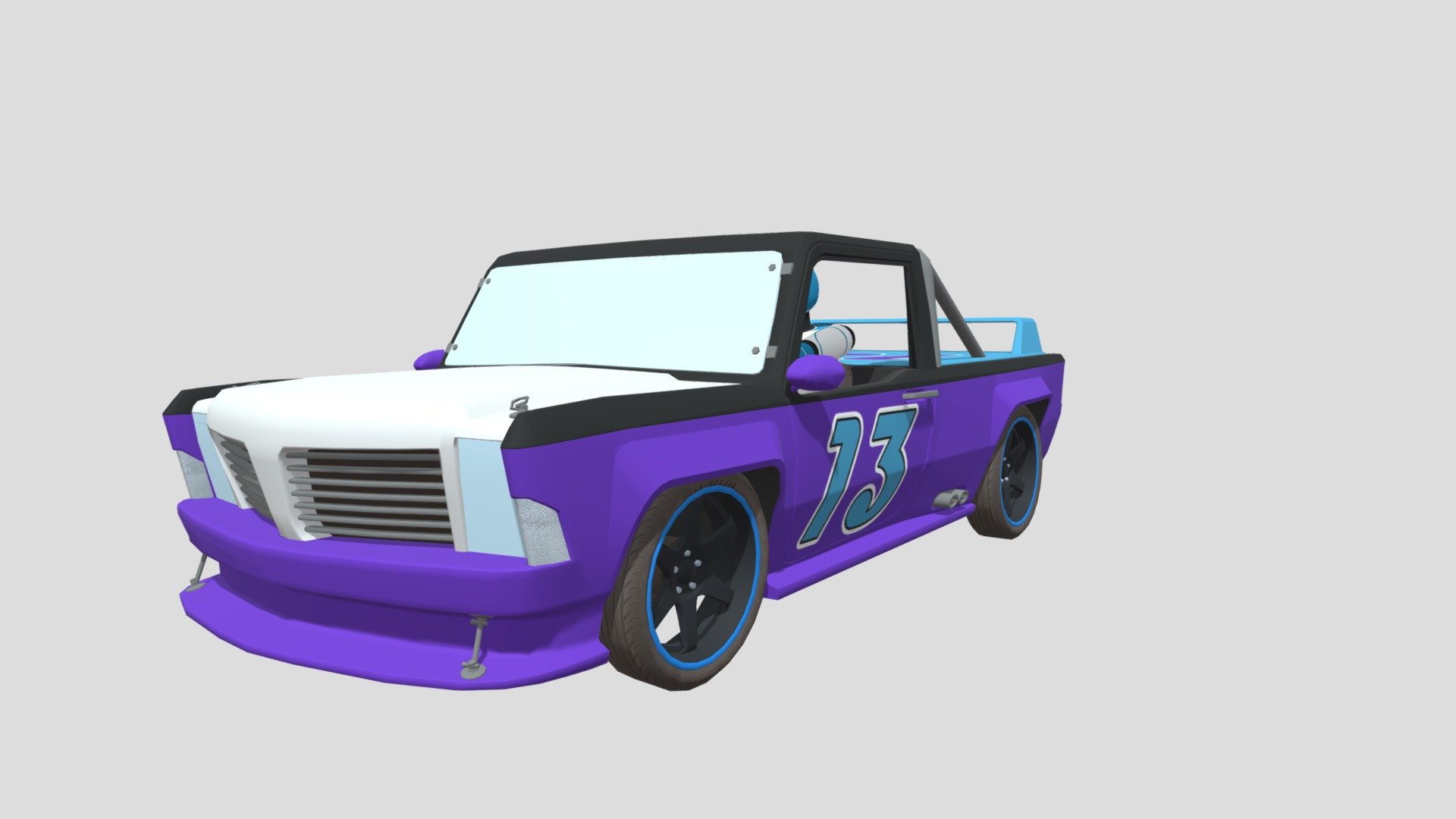 Mannequin Driving Kodiak Race Purple - Download Free 3D model by Sxi ...