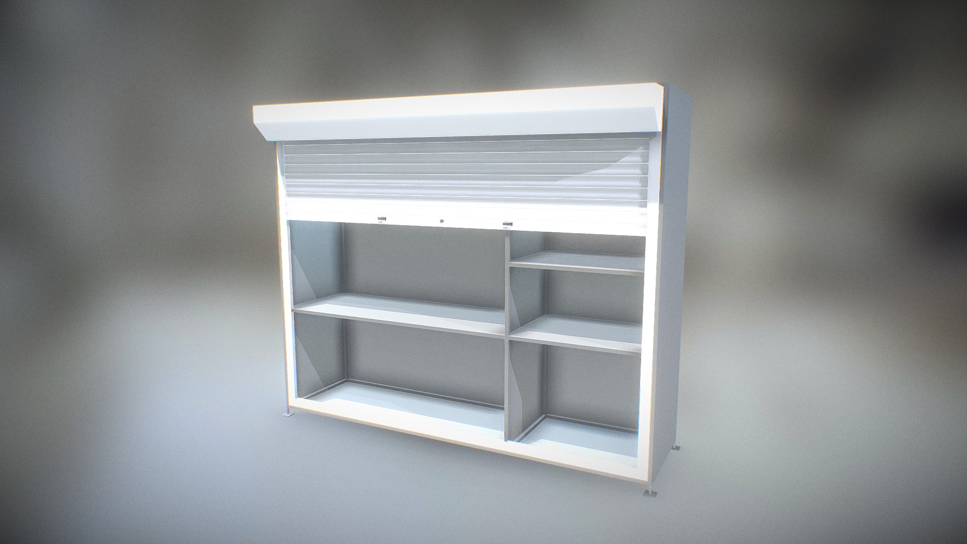 Metal rack - Download Free 3D model by GenEugene [2012257] - Sketchfab