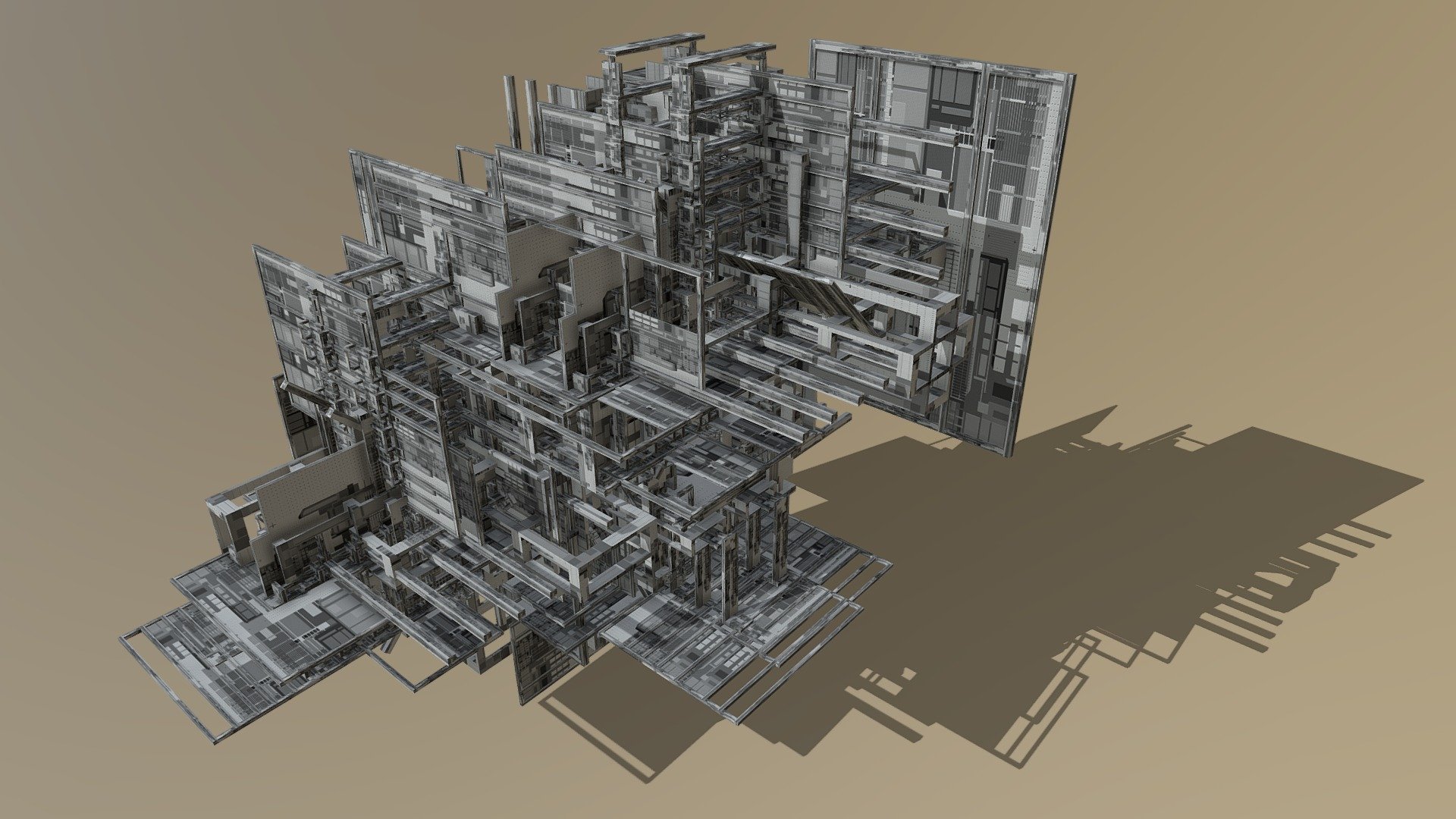 The factory - part 5 - Download Free 3D model by kronpano [20137cb] - Sketchfab
