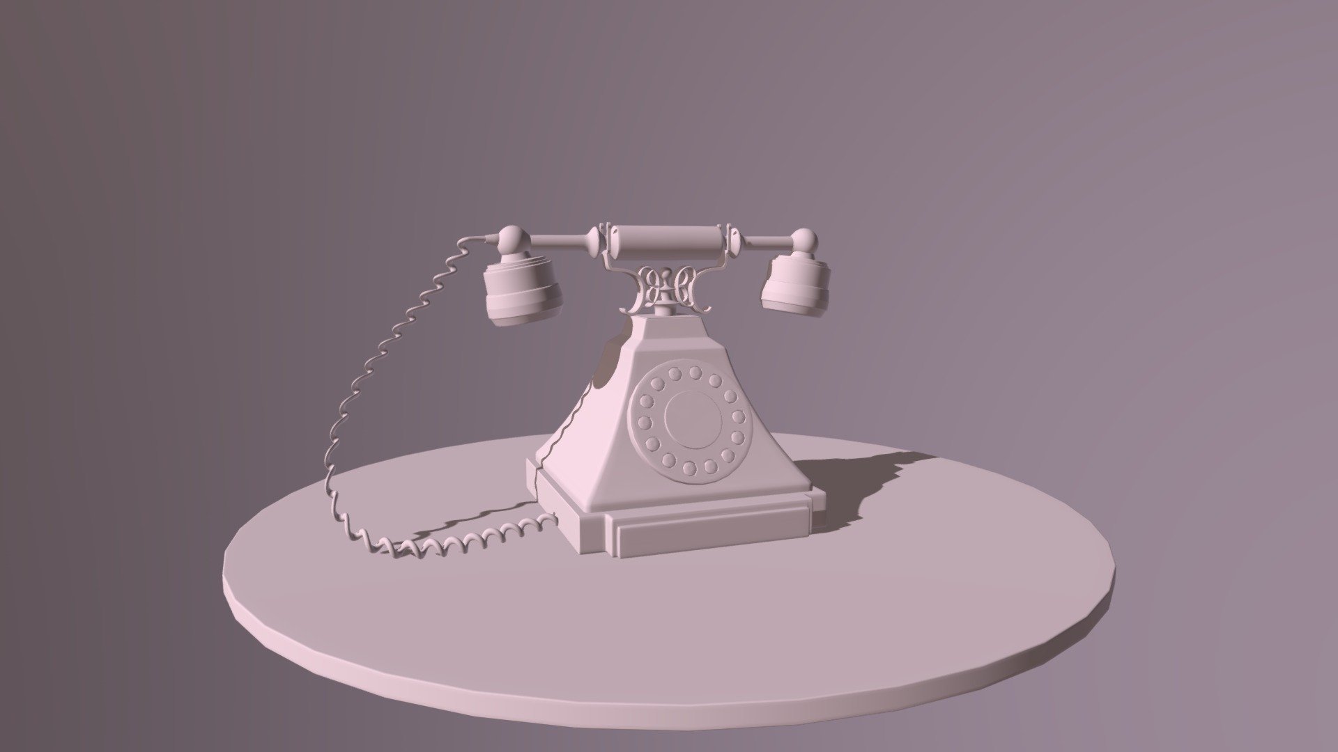 Telephone - 3D model by qlafolle [2013a0f] - Sketchfab