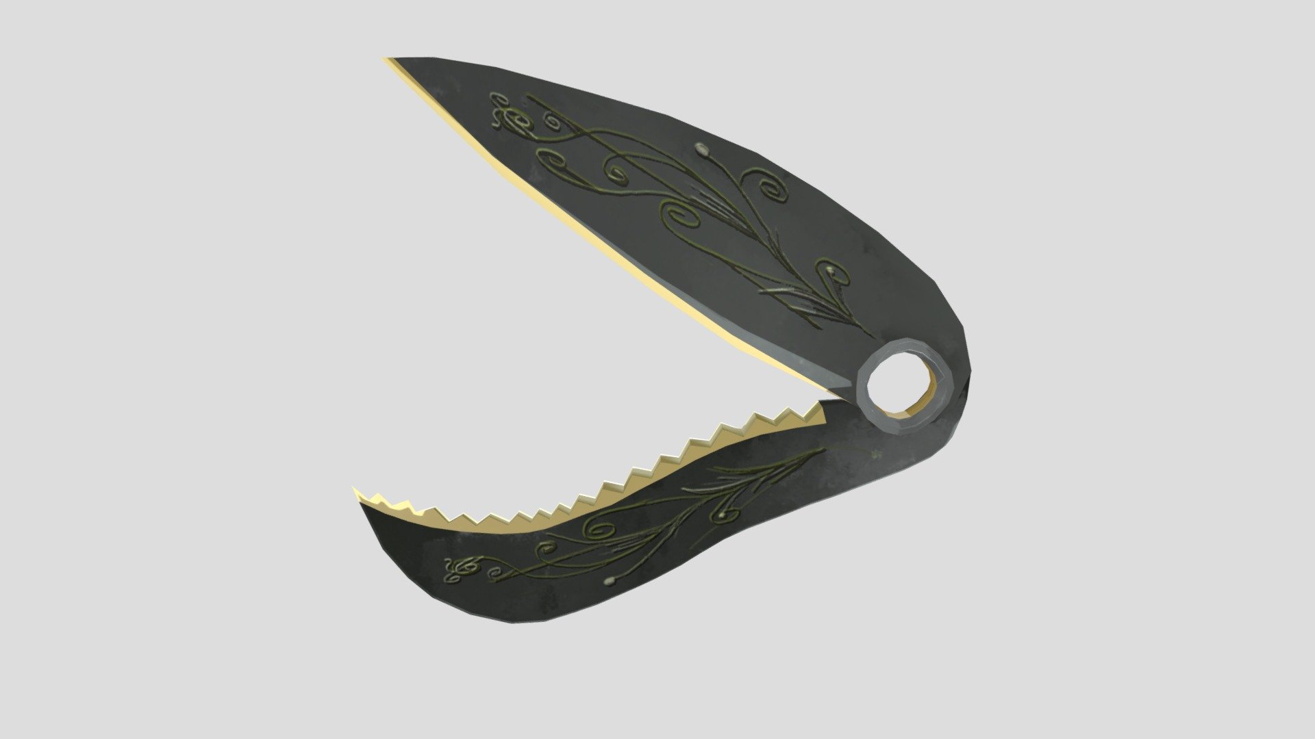 COMPLETED SWITCH BLADE - 3D model by shaniaD [201540a] - Sketchfab