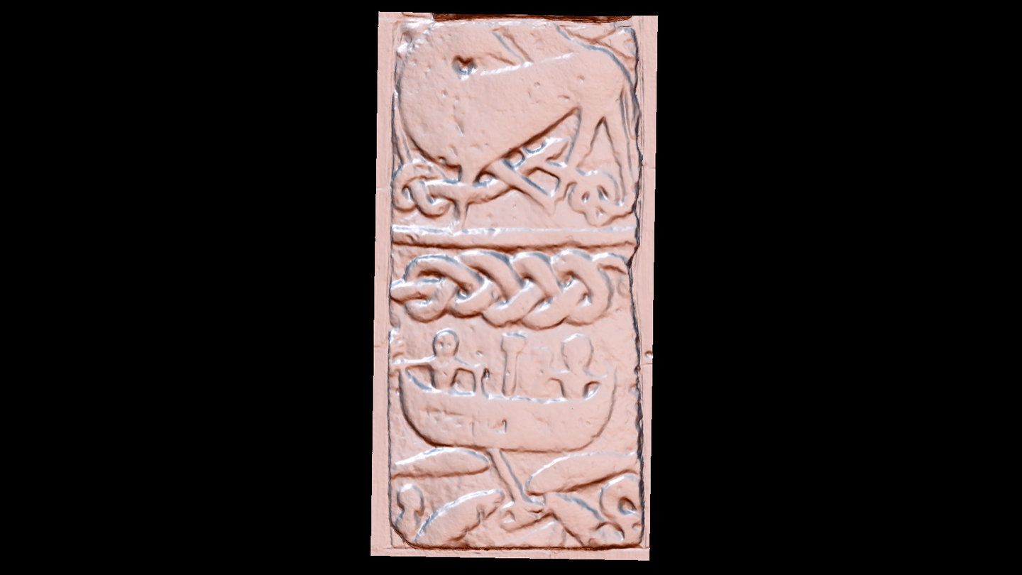 Gosforth Fishing Stone (Matcap shaded model) - 3D model by Professor ...