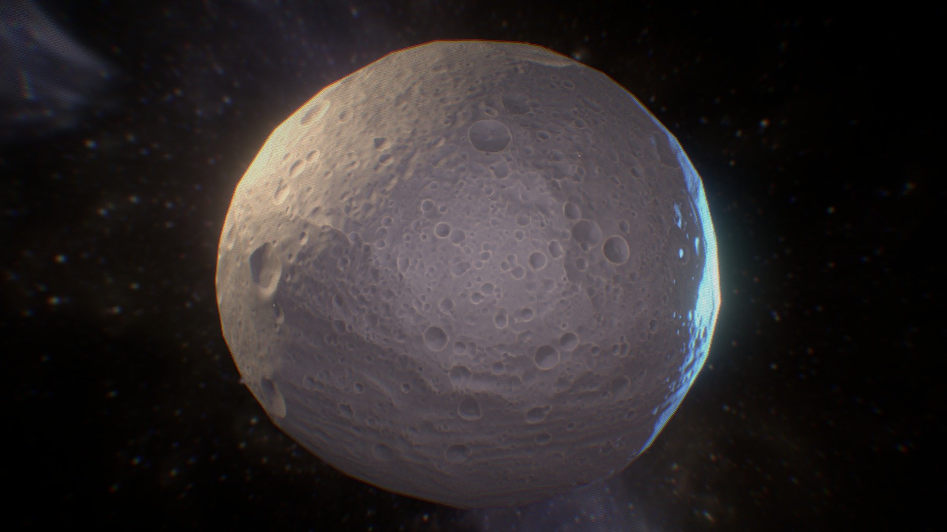 Lowpoly Phobos - 3D model by benoit3d [2017fde] - Sketchfab
